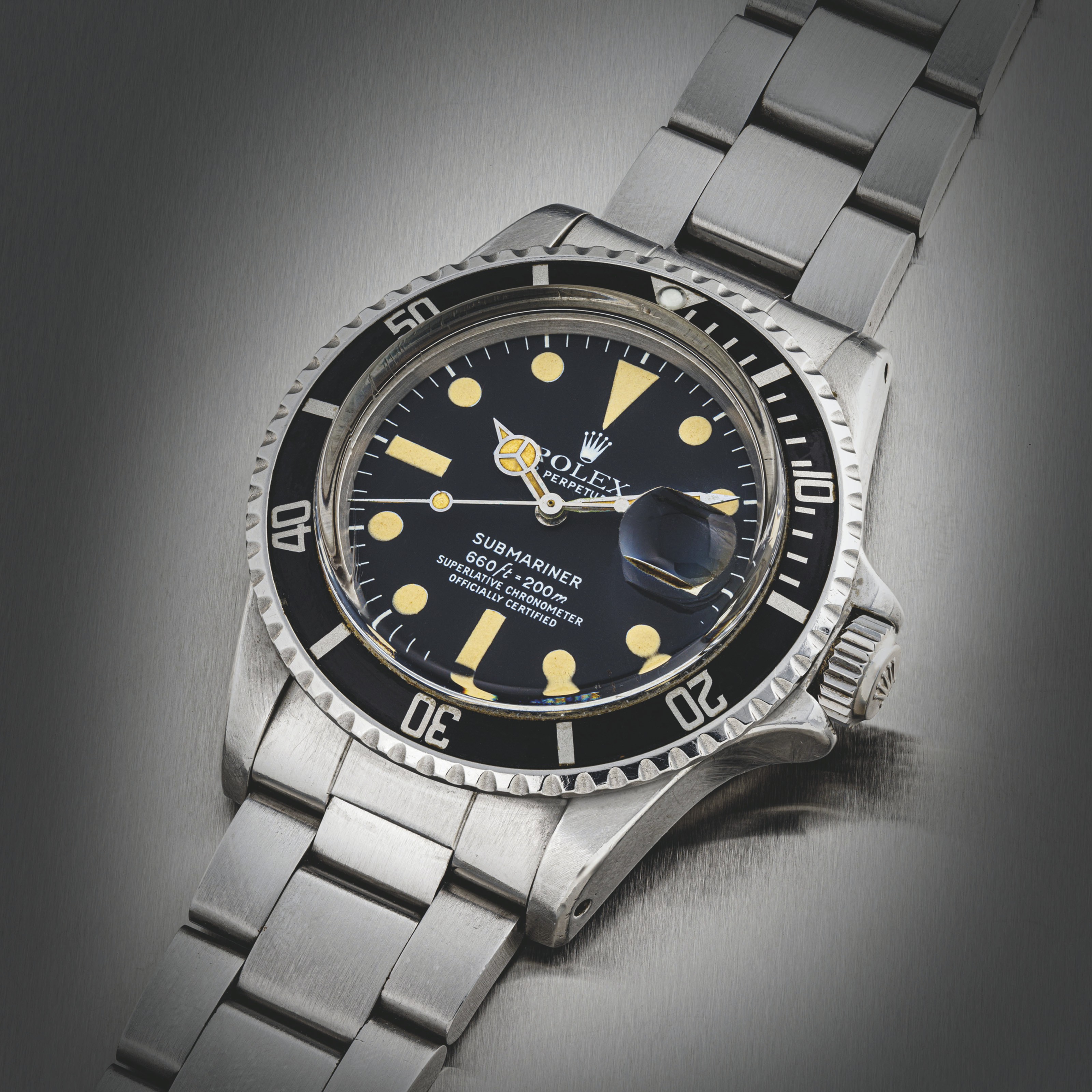 ROLEX. AN EXTREMELY RARE 18K GOLD, DIAMOND AND RUBY-SET AUTOMATIC ...