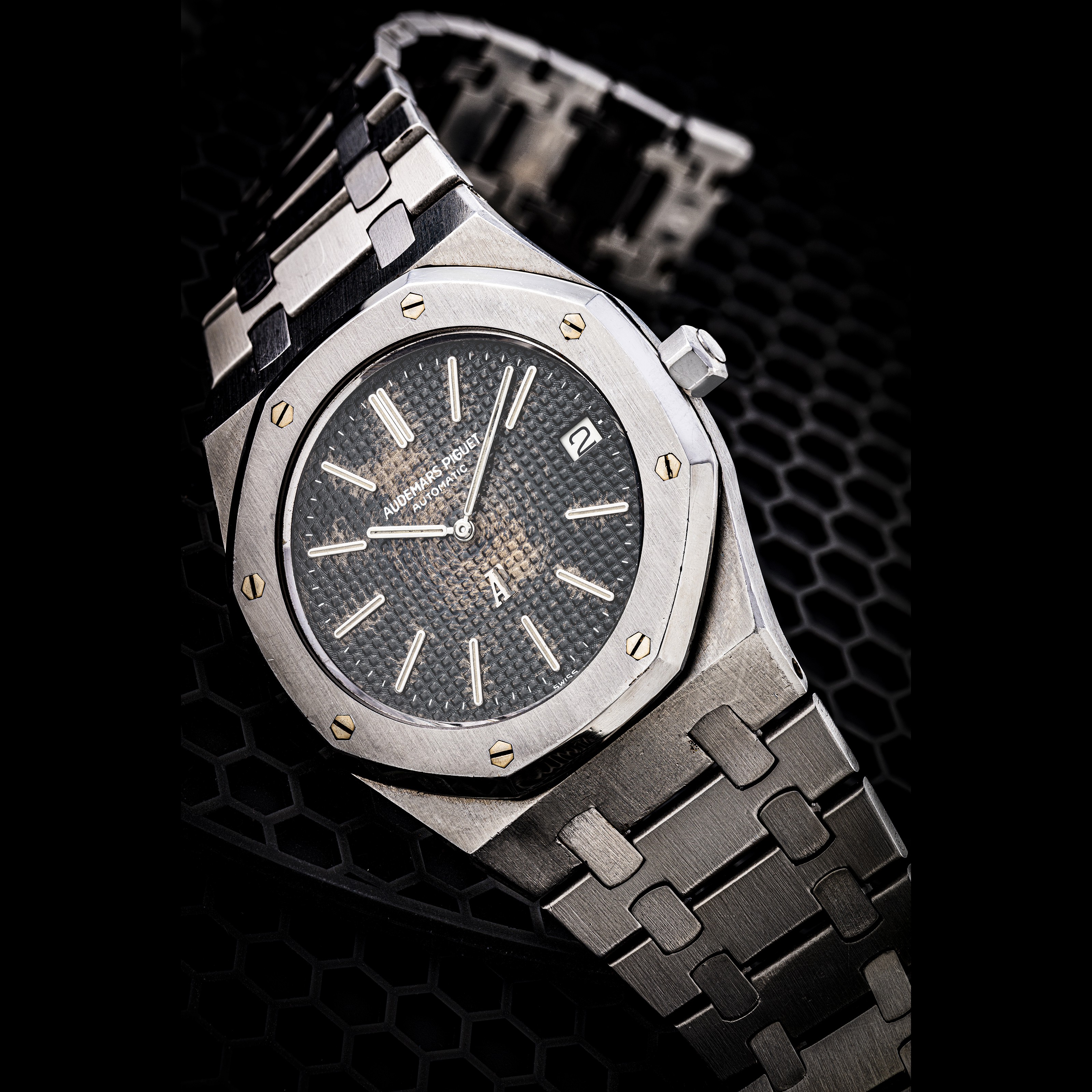 AUDEMARS PIGUET, ROYAL OAK REF. 5402 A-SERIES WITH TROPICAL DIAL ...