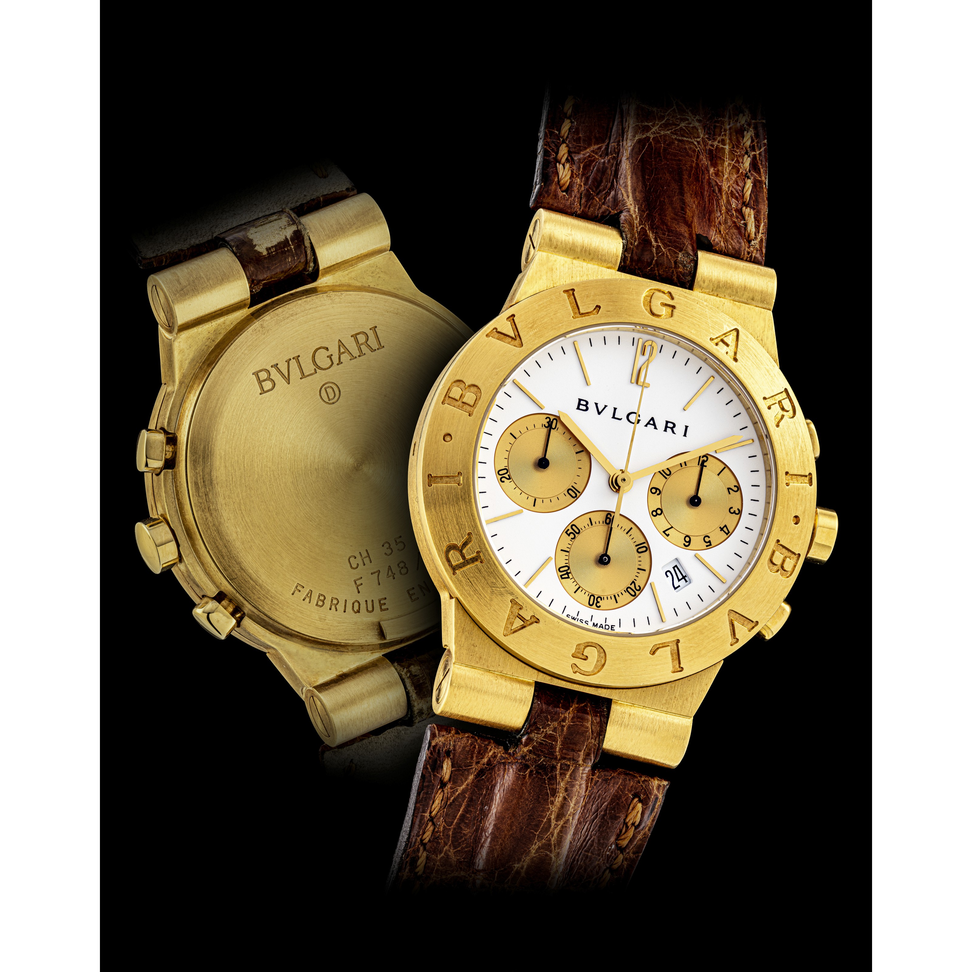 BULGARI, GOLD CHRONOGRAPH, | Christie’s