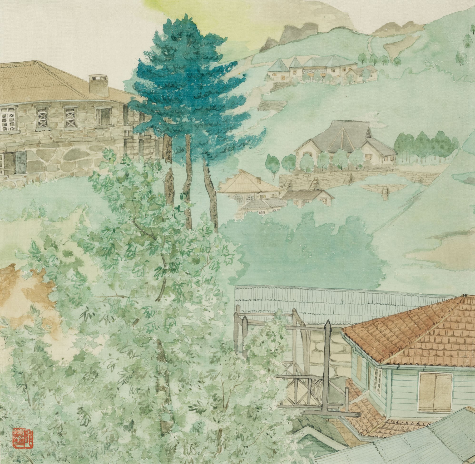 PANG XUNQIN (1906-1985), Scenery of Mount Lu | Christie's