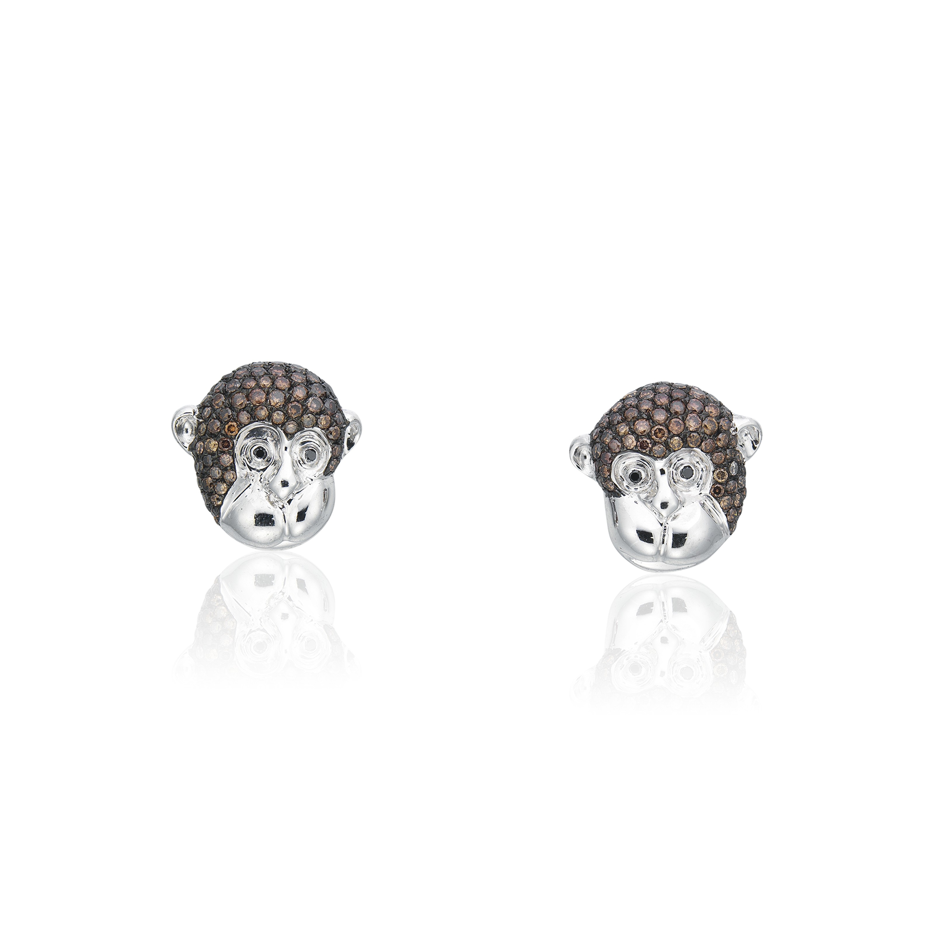 COLOURED DIAMOND MONKEY EARRINGS, | Christie’s