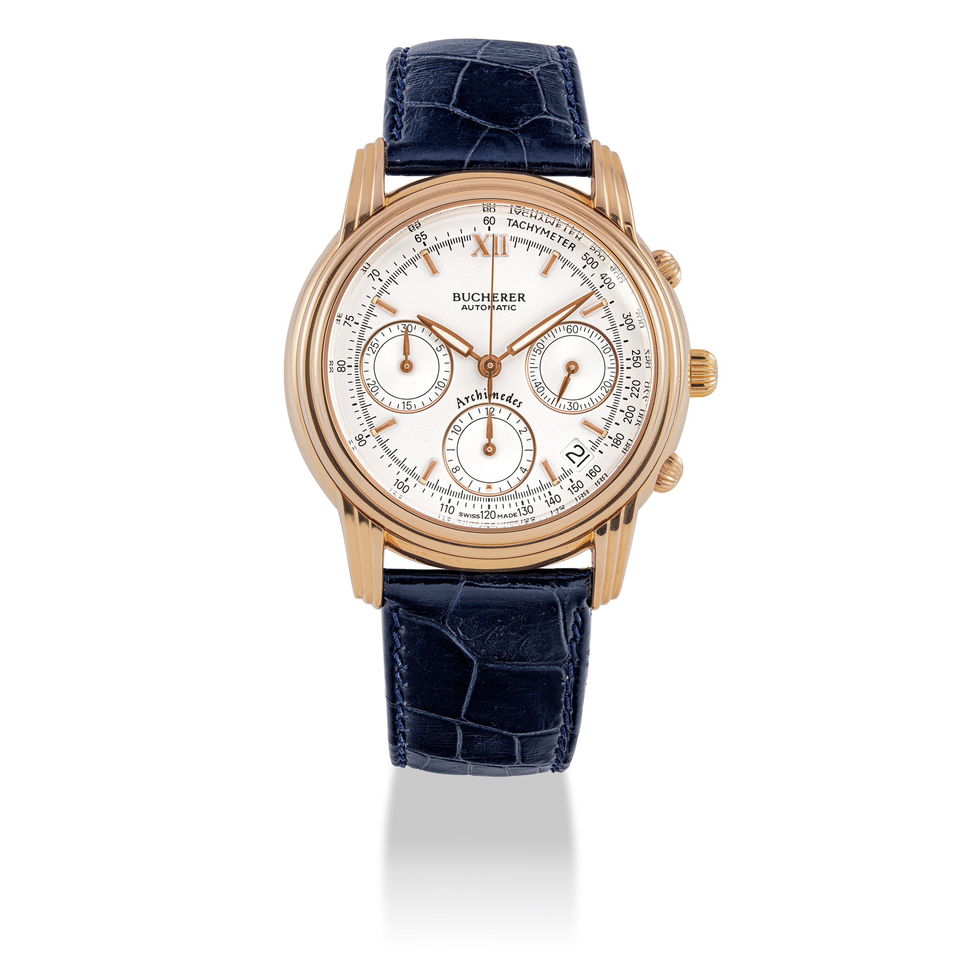 BUCHERER, PINK GOLD, CHRONOGRAPH WITH DATE, | Christie’s