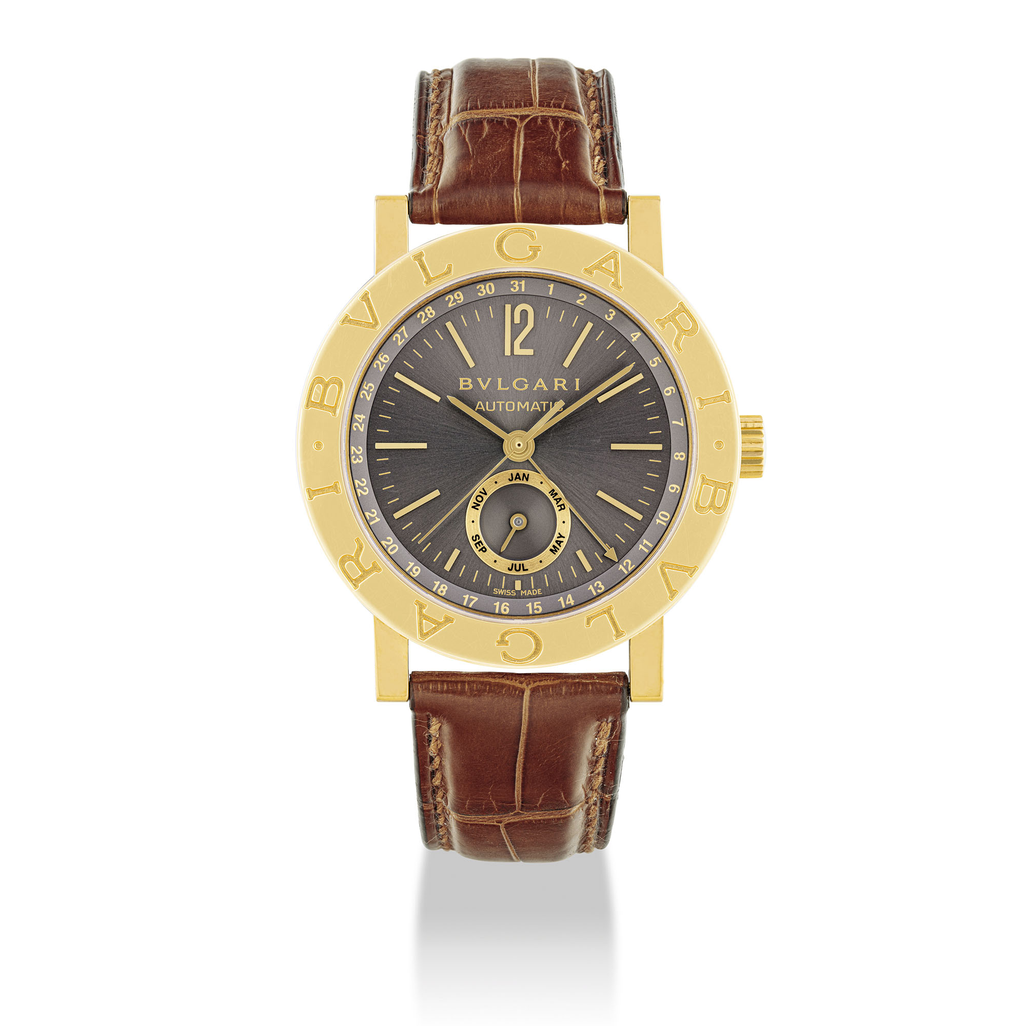 BULGARI, GOLD WITH DATE AND MONTH, | Christie’s