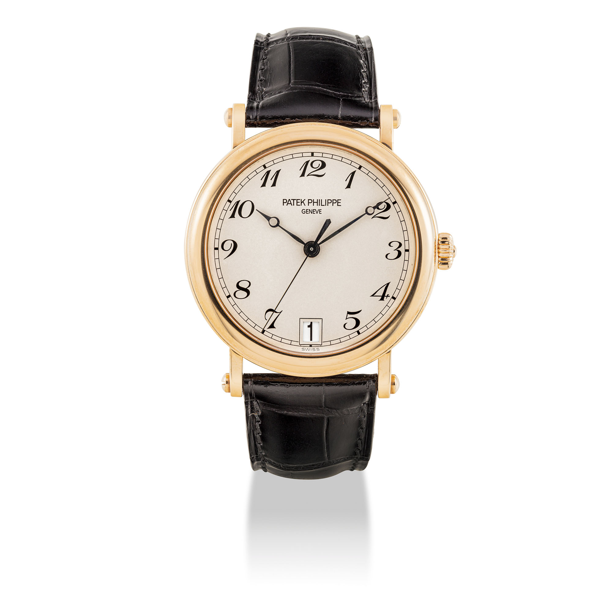 PATEK PHILIPPE, CALATRAVA, PINK GOLD, REF.5053 WITH BREGUET NUMERALS ...