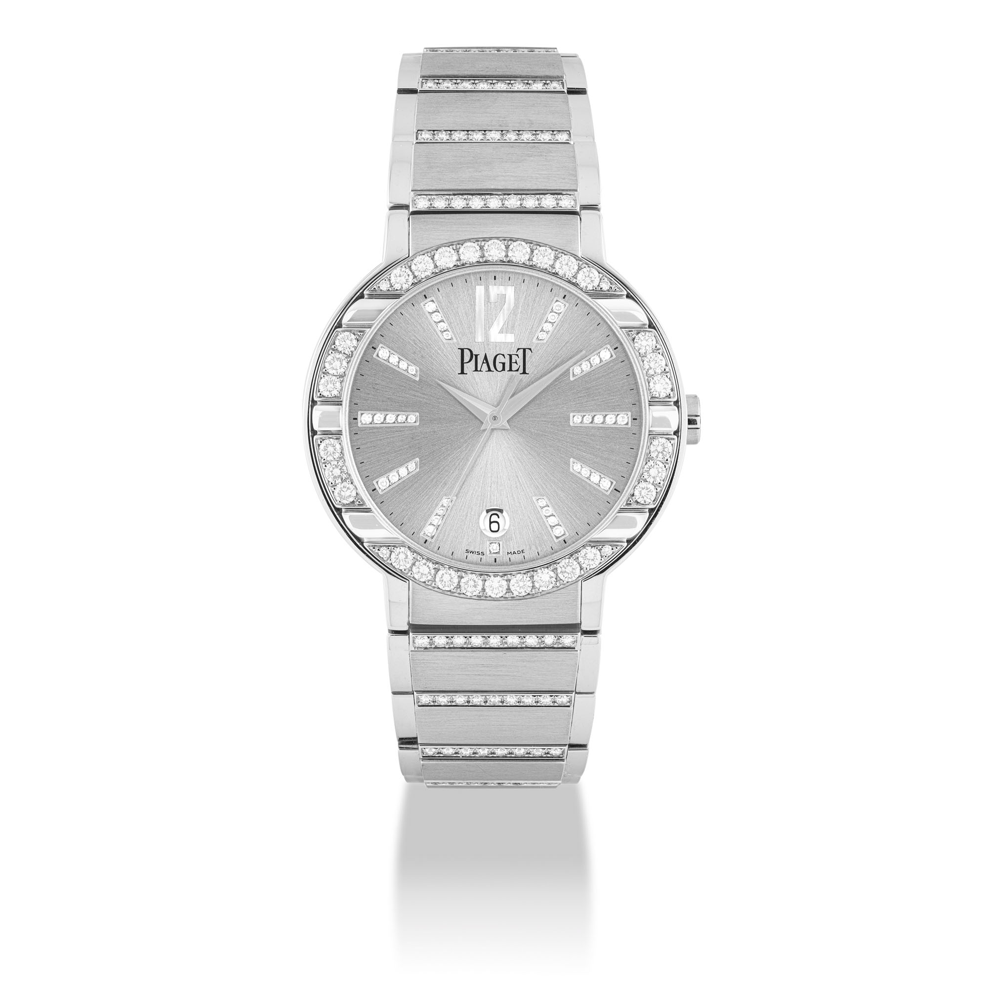 PIAGET, WHITE GOLD AND DIAMOND-SET WITH DATE, | Christie’s