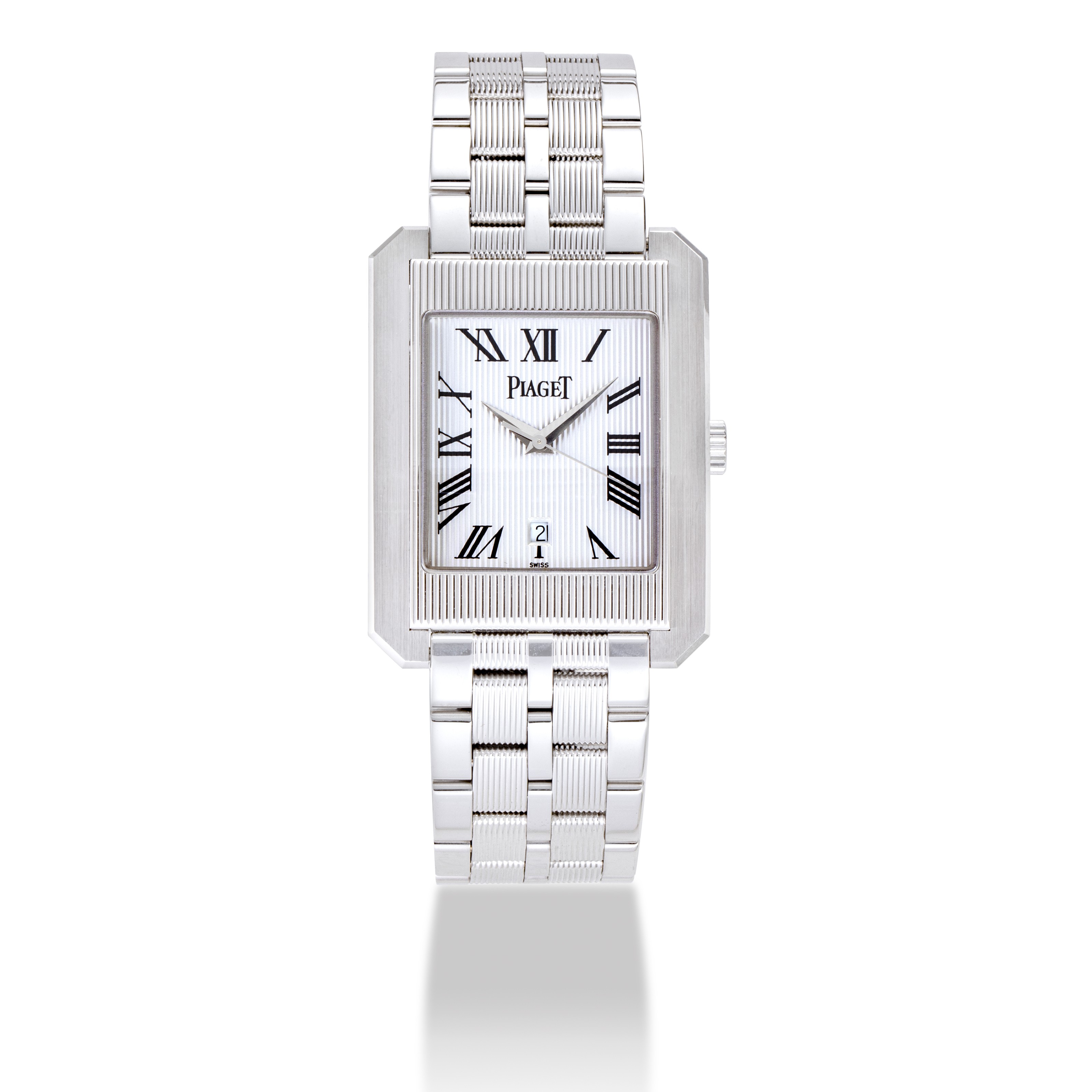 PIAGET, WHITE GOLD WITH DATE, | Christie’s