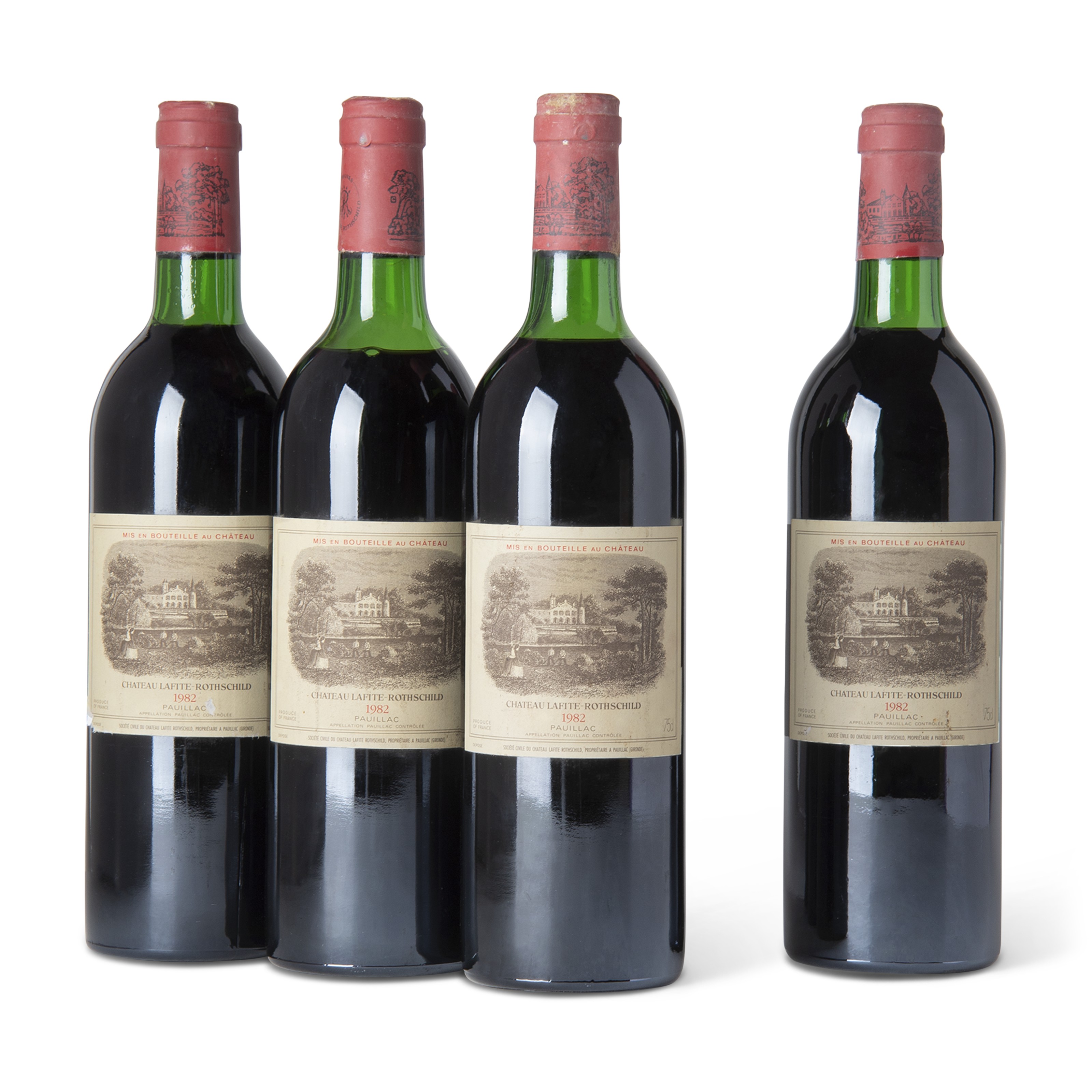 Château Lafite-Rothschild 1982, Pauillac, 1er cru classé (12 bottles) From two sources. Corroded ...