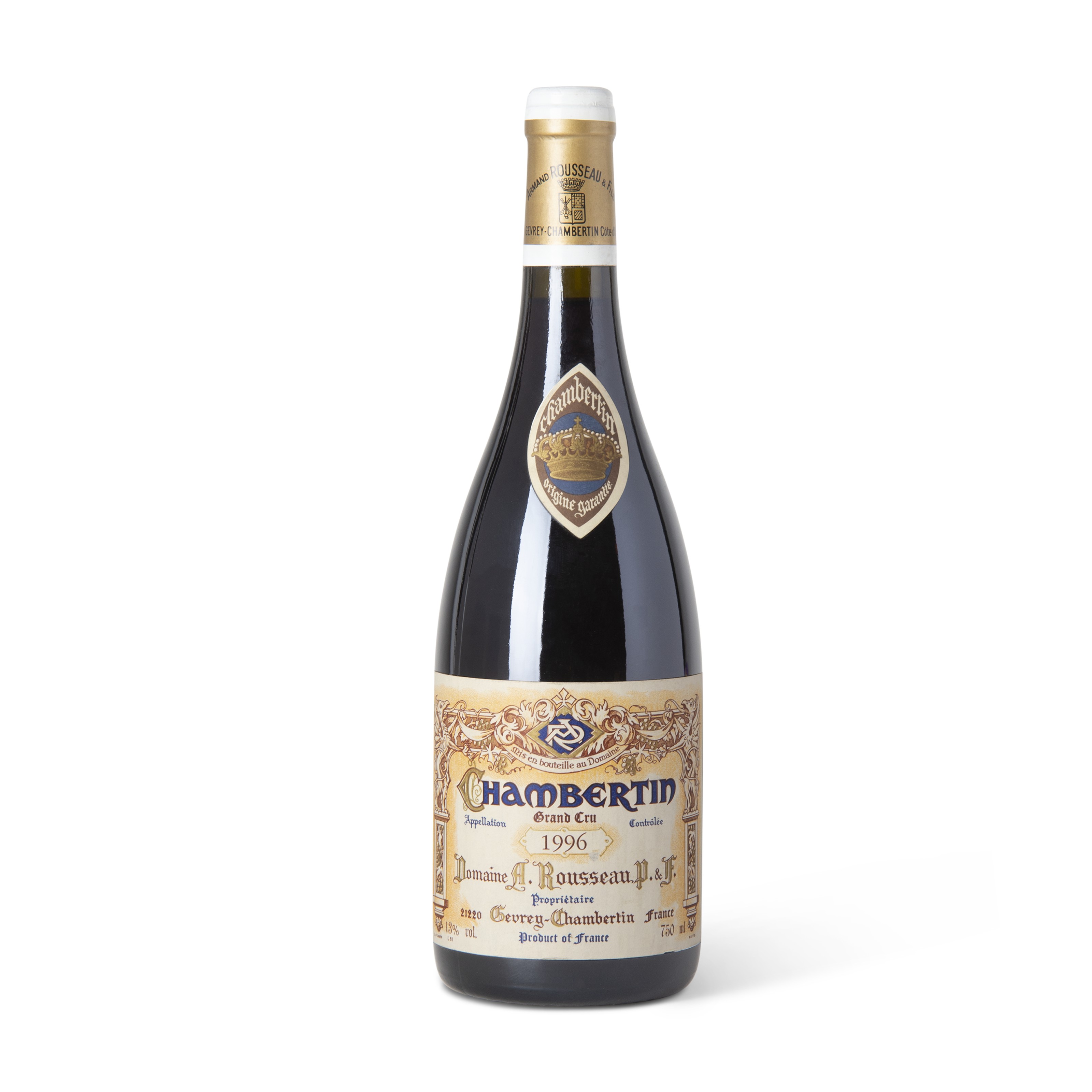 Domaine Armand Rousseau Pere et Fils Chambertin 1996, Grand Cru, Côte ...