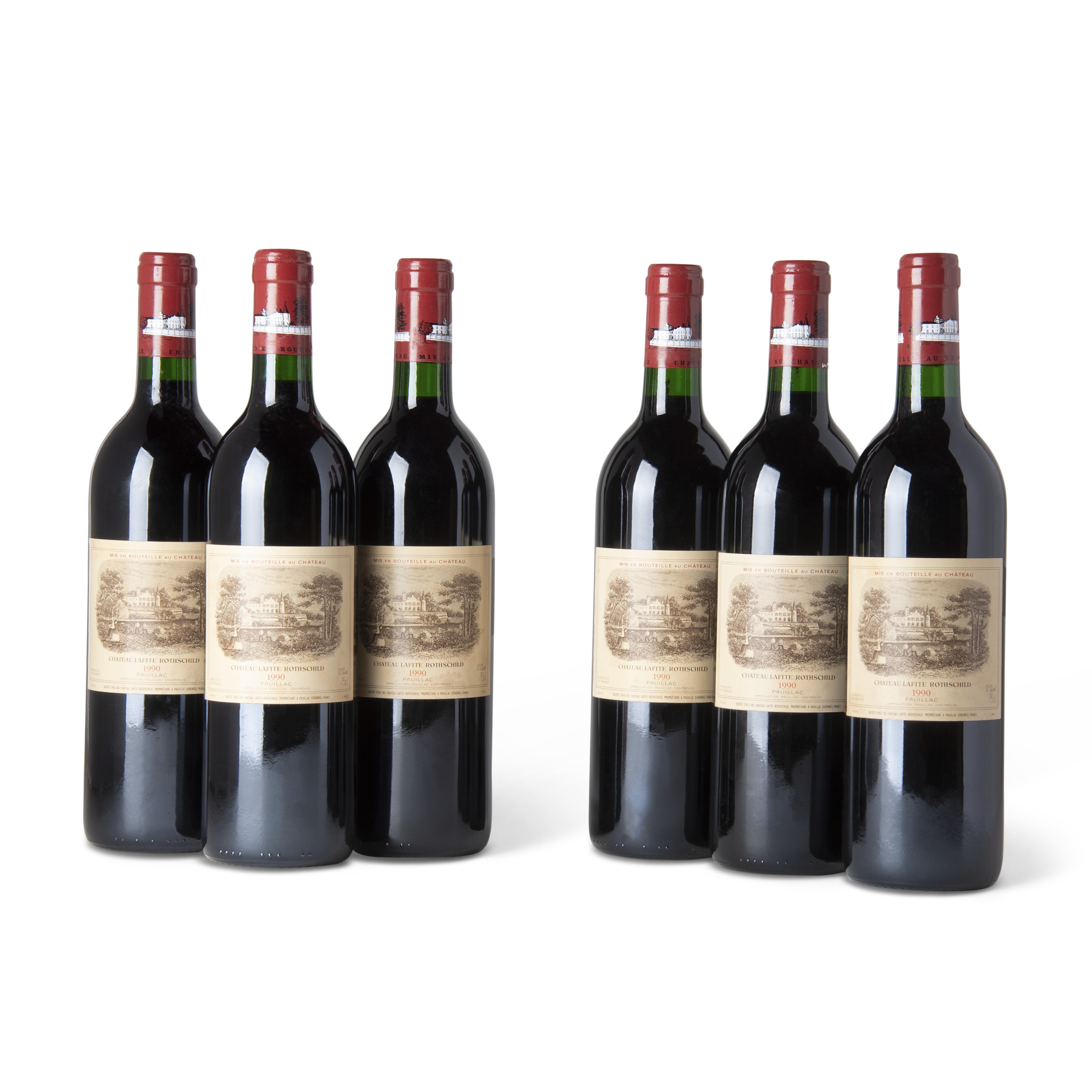 Château Lafite-Rothschild 1990, Pauillac, 1er cru classé (12 bottles) In six-bottle original ...