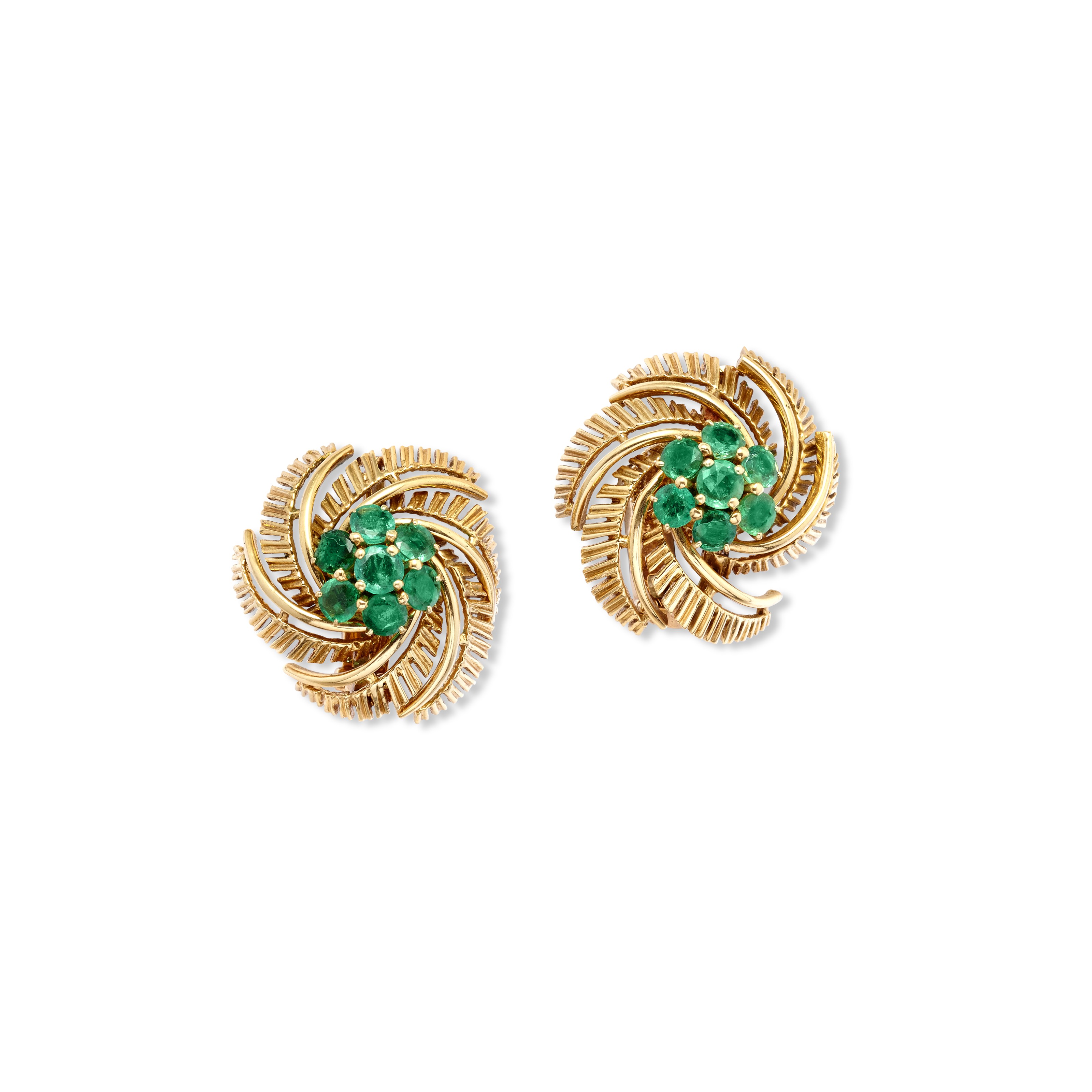 ORECCHINI IN ORO E SMERALDI, CARTIER, | Christie’s