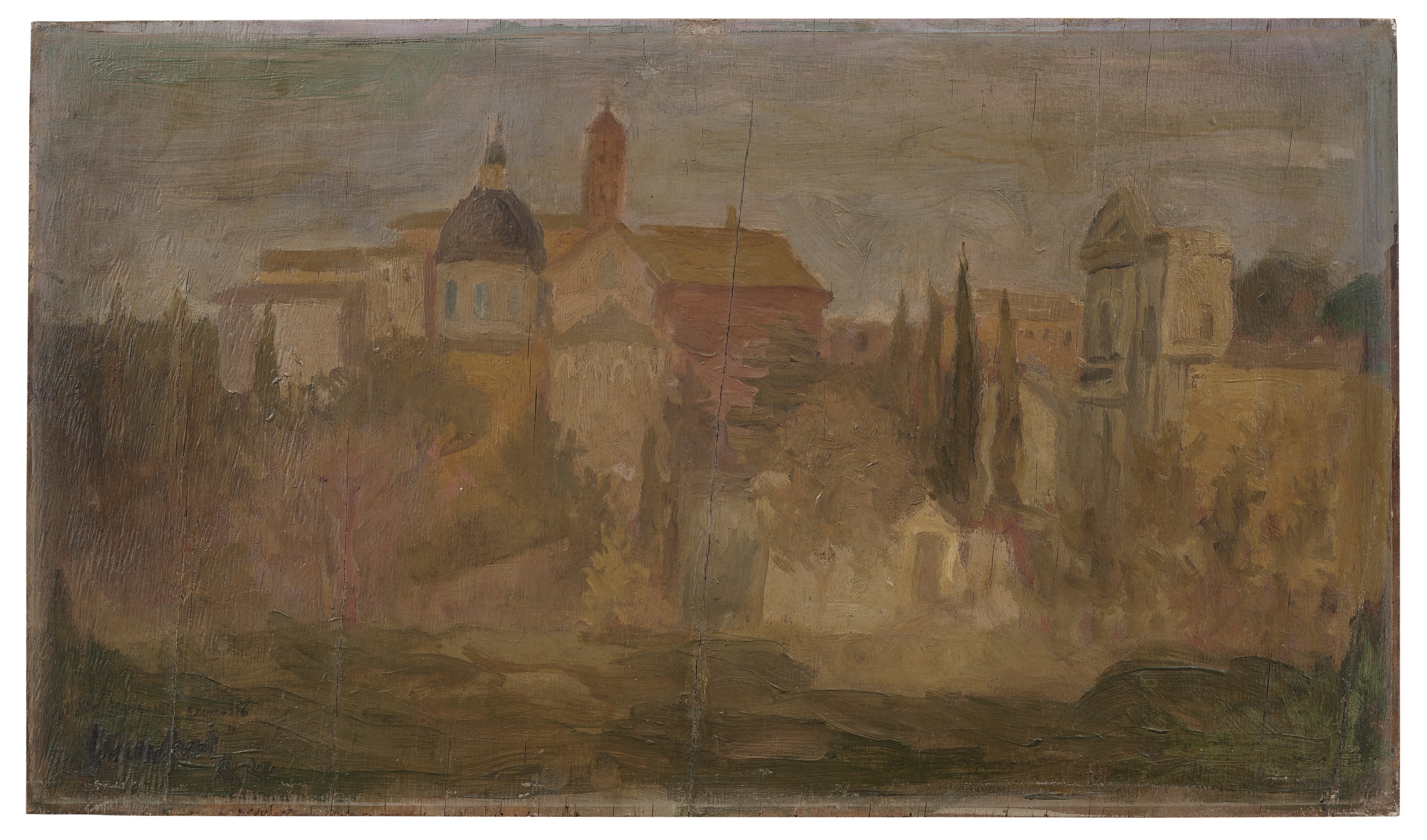 Mario Mafai (1902-1965), Paesaggio romano dell'Aventino | Christie’s
