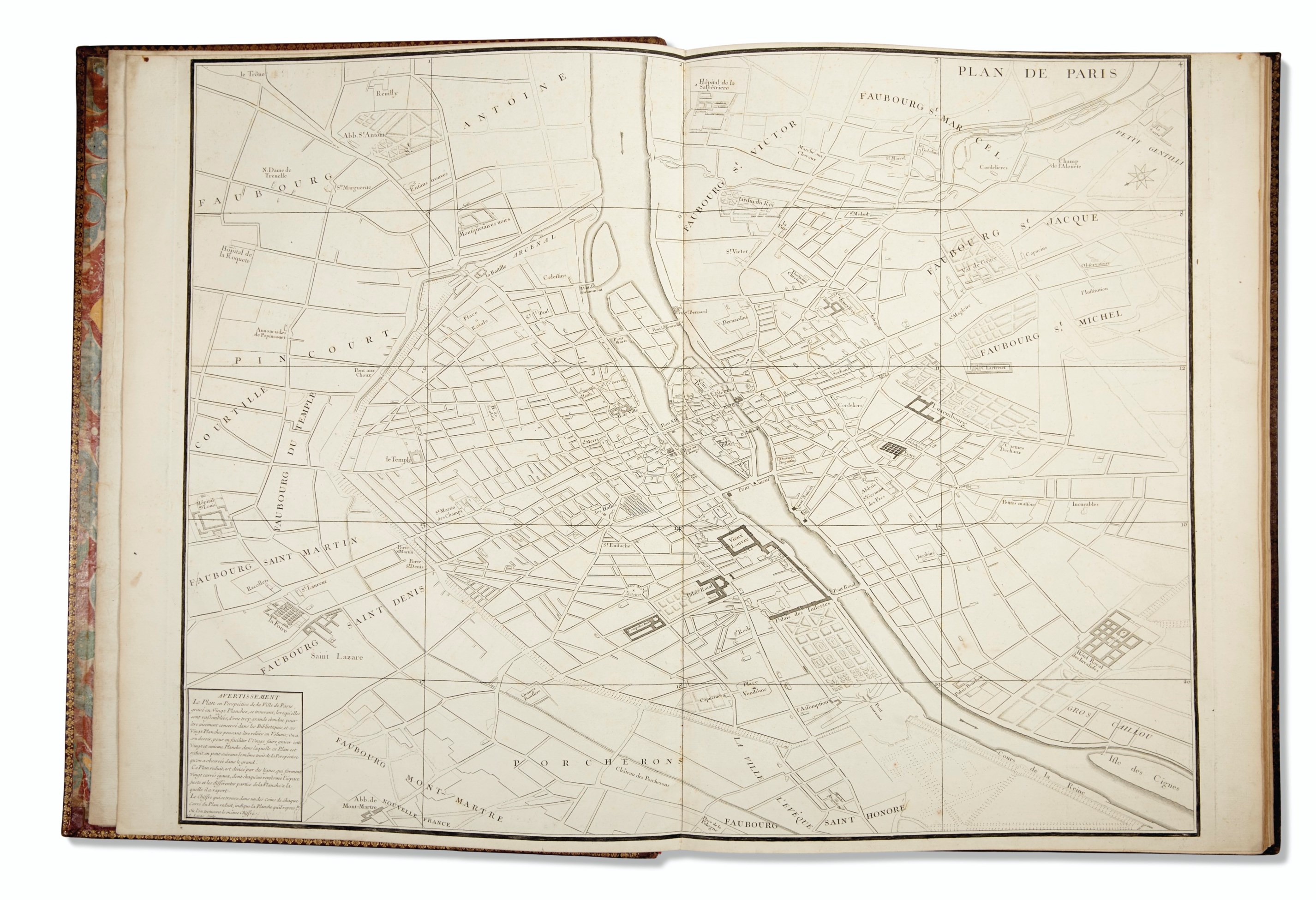 TURGOT, Michel-Étienne (1690-1751) and Louis BRETEZ (1685-1765). Plan ...