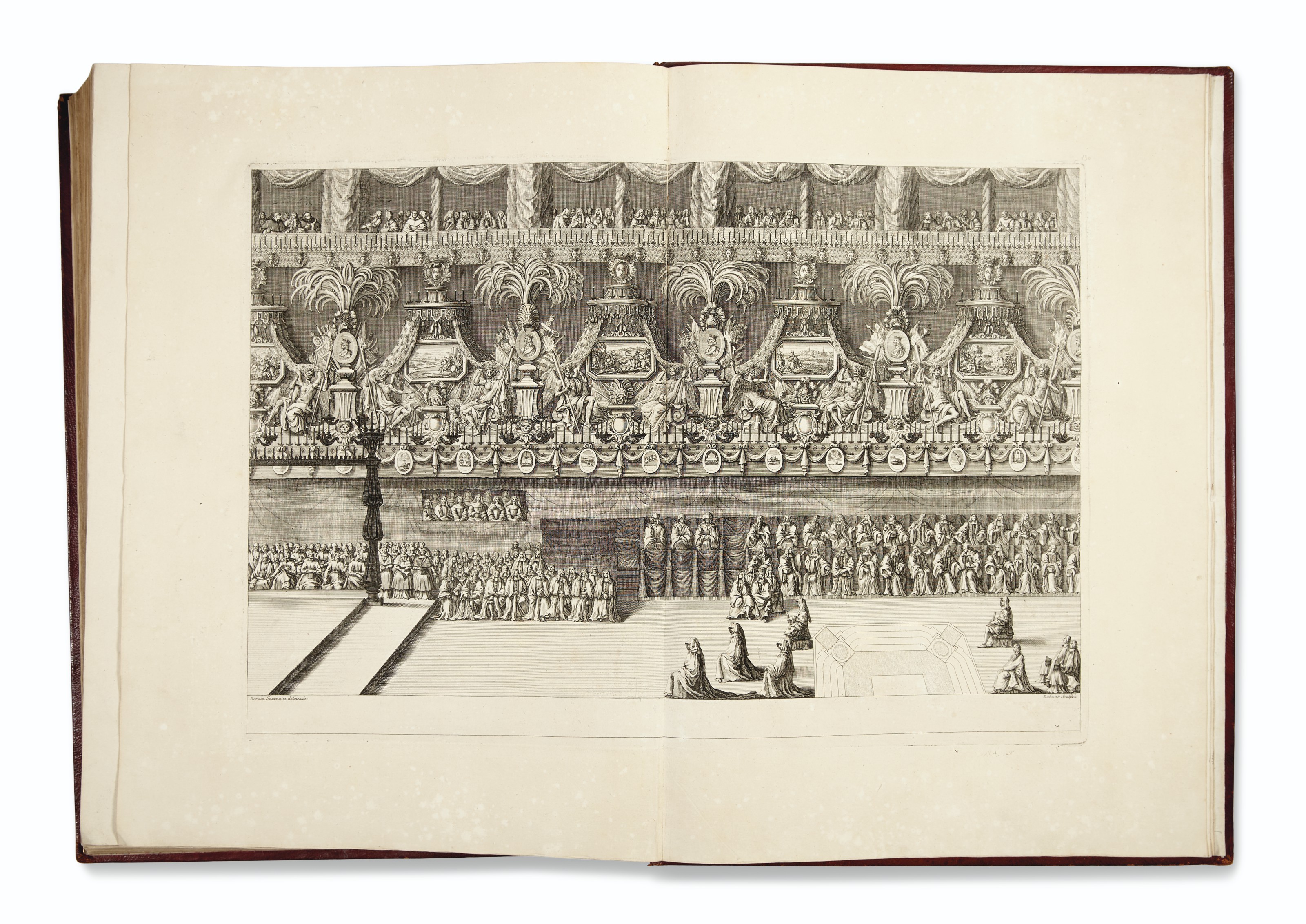 BÉRAIN, Jean (1640-1711). Ornemens inventez par J. Berain. [Paris:] Et ...