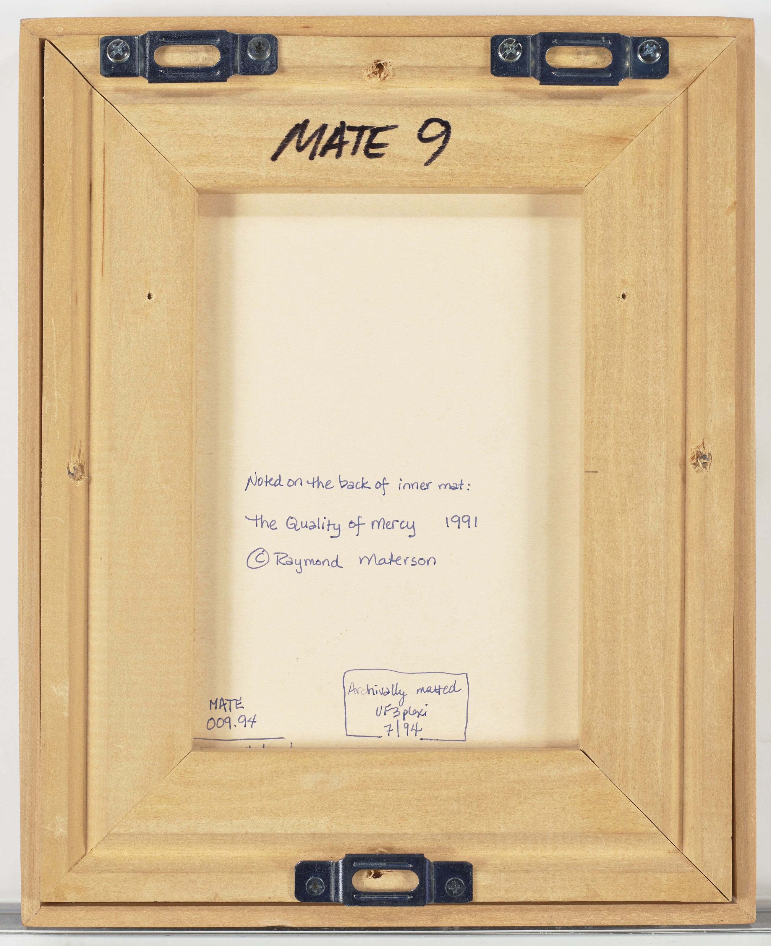 RAYMOND MATERSON (B. 1954)