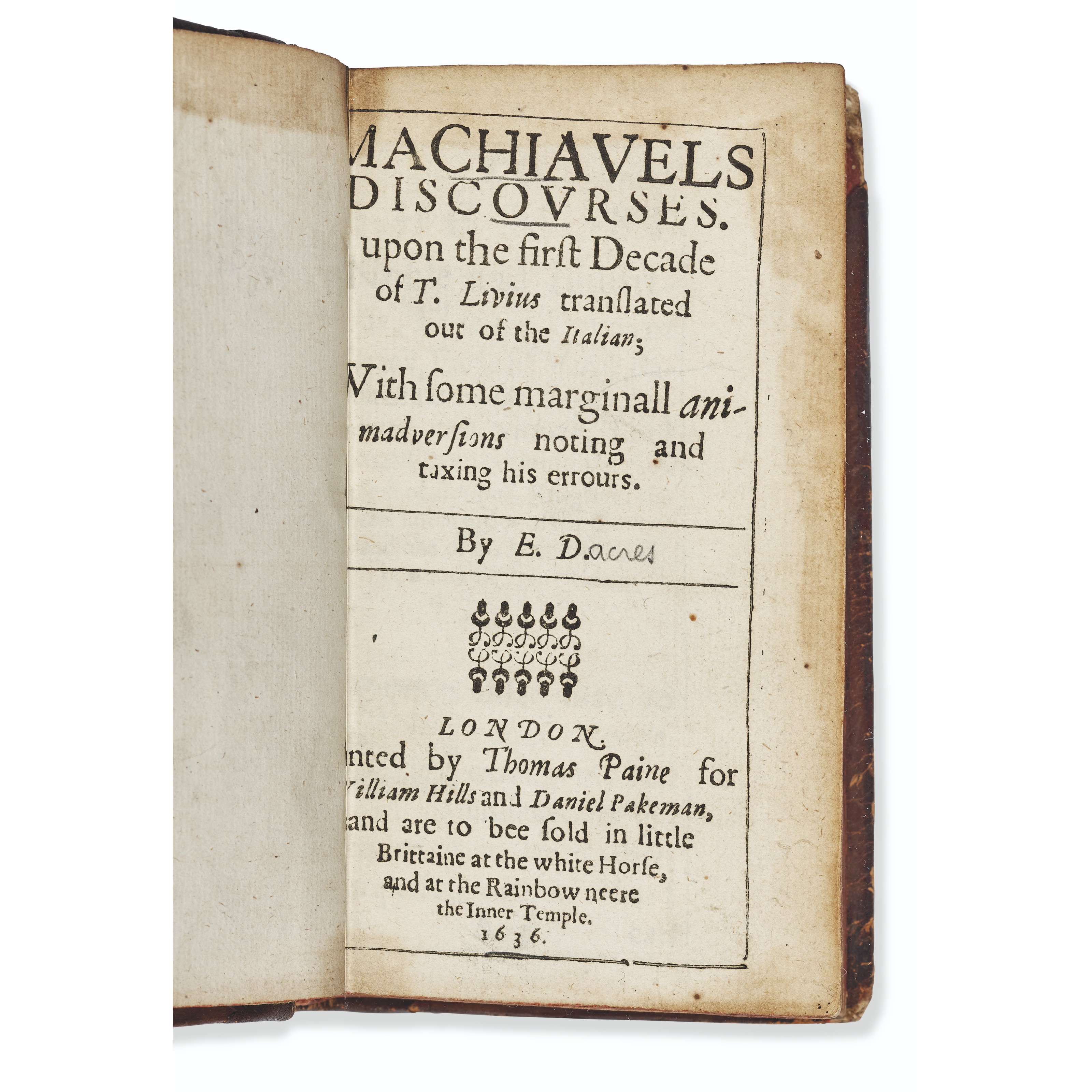 Machiavelli Discourses