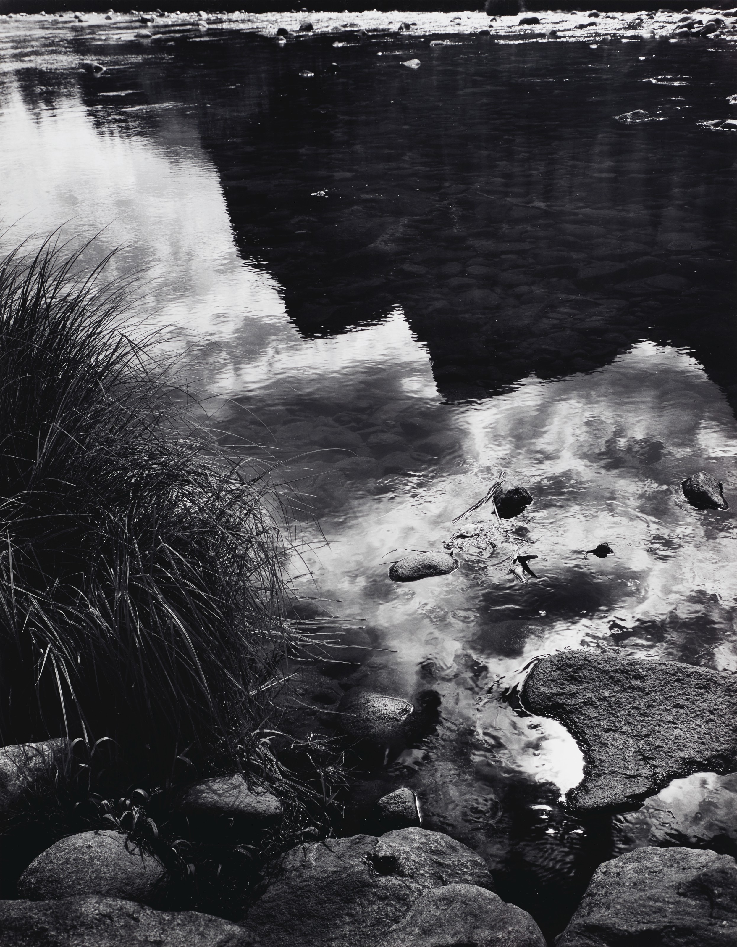 ANSEL ADAMS (1902–1984), Merced River, Reflection, Yosemite National ...