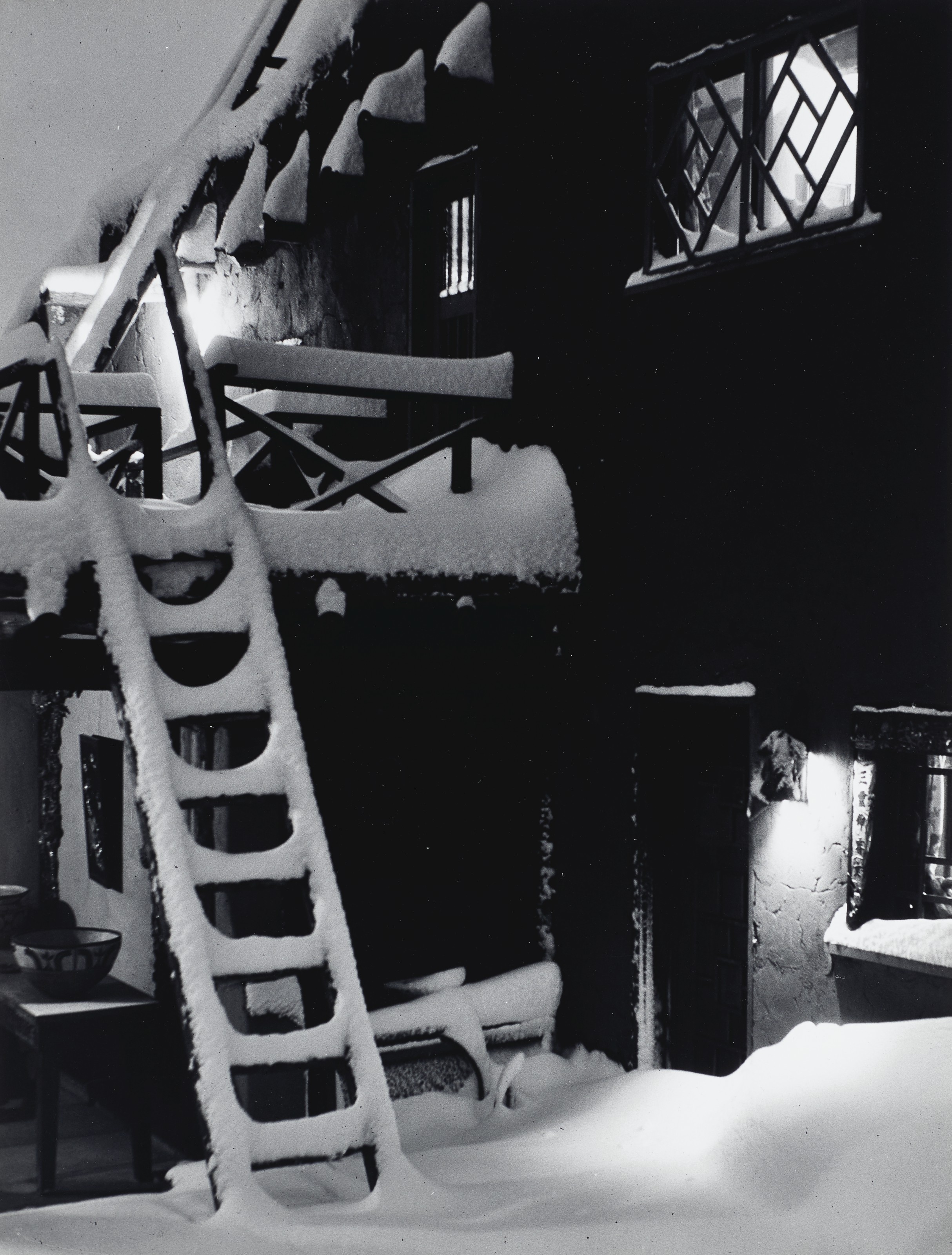 ANSEL ADAMS (1902–1984), Patio, Witter Bynner Home, Santa Fe, New ...