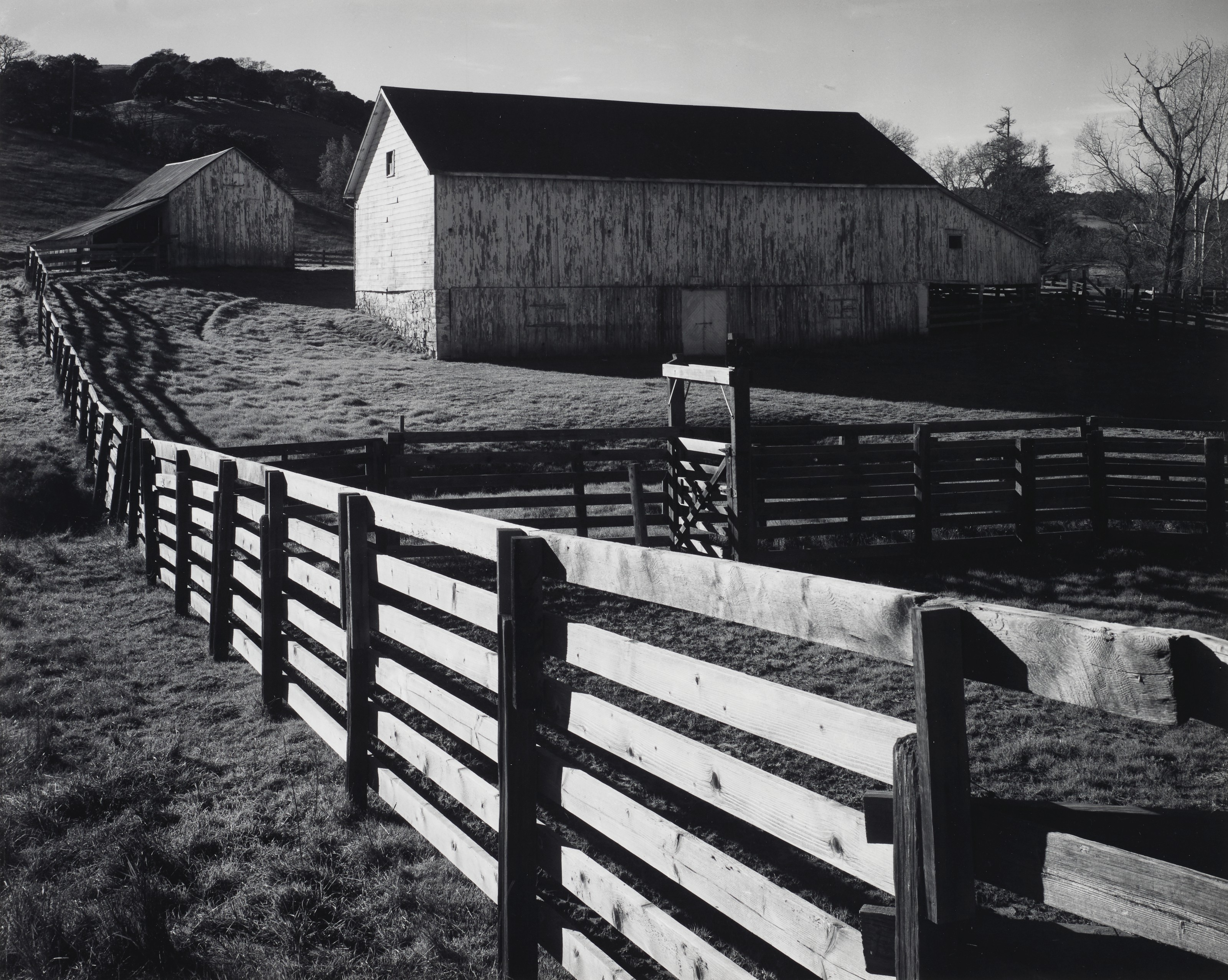 ANSEL ADAMS (1902–1984), Barn, near Napa, California, c. 1961 | Christie’s