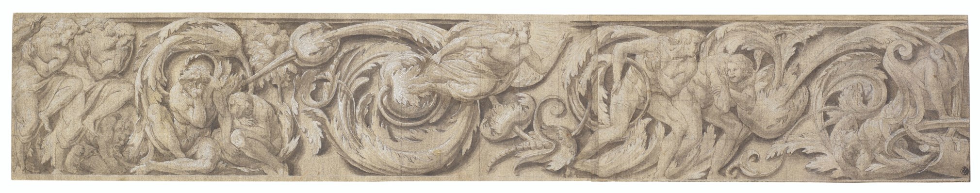 LELIO ORSI (NOVELLARA 1508/1511-1587), A decorative frieze with the ...