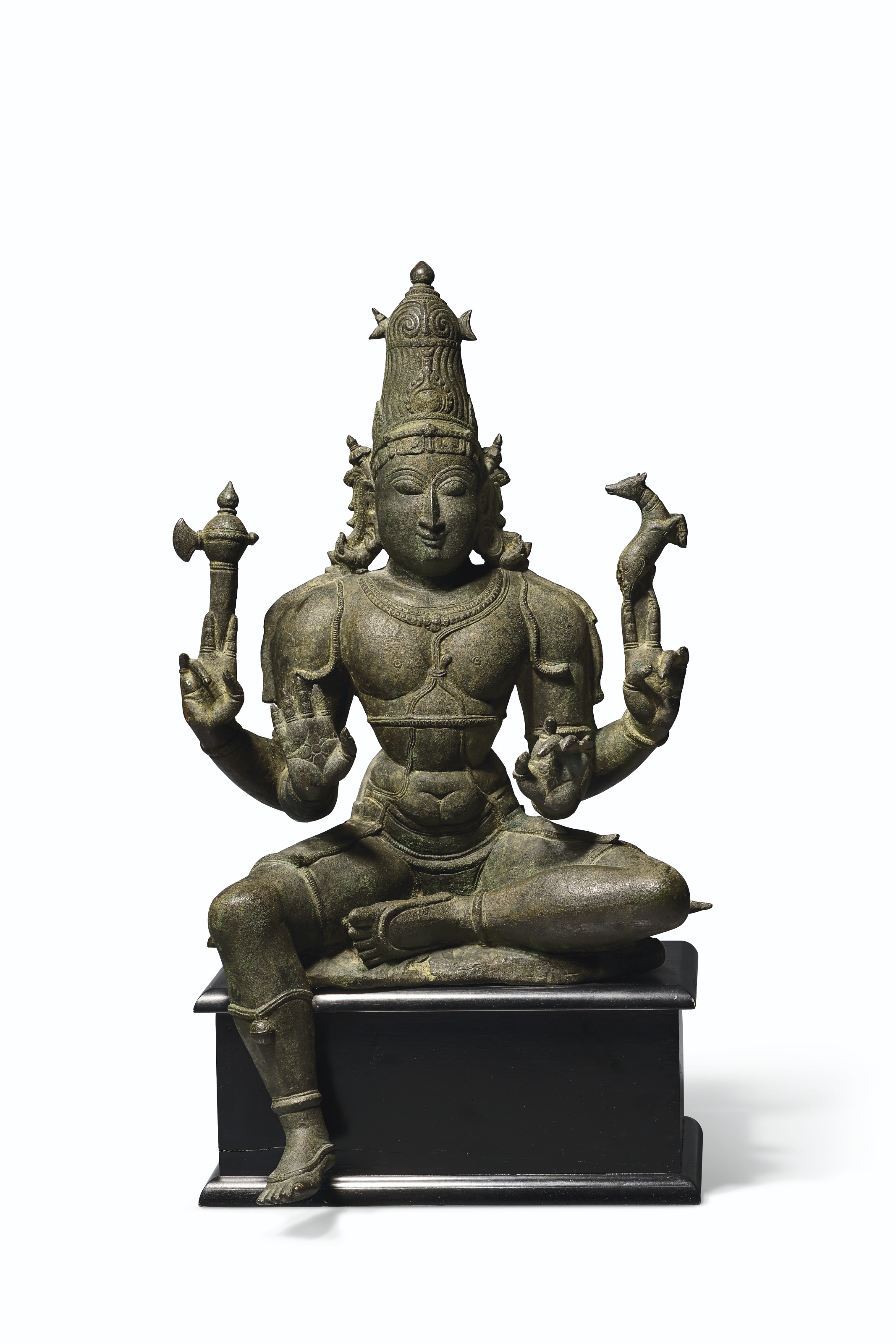 A BRONZE FIGURE OF SHIVA