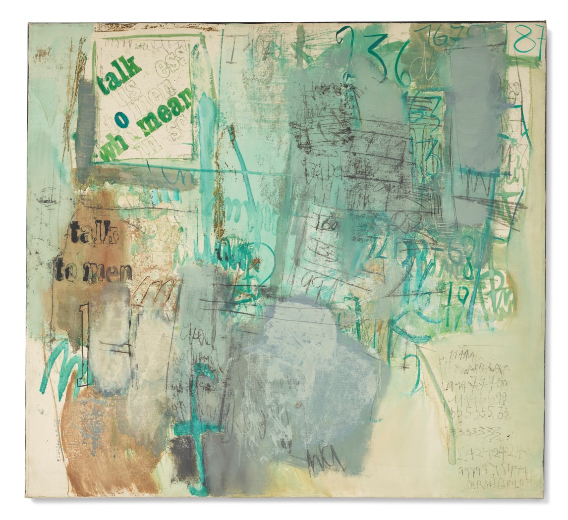 Sarah Grilo (1920-2007), Talk to Men | Christie's