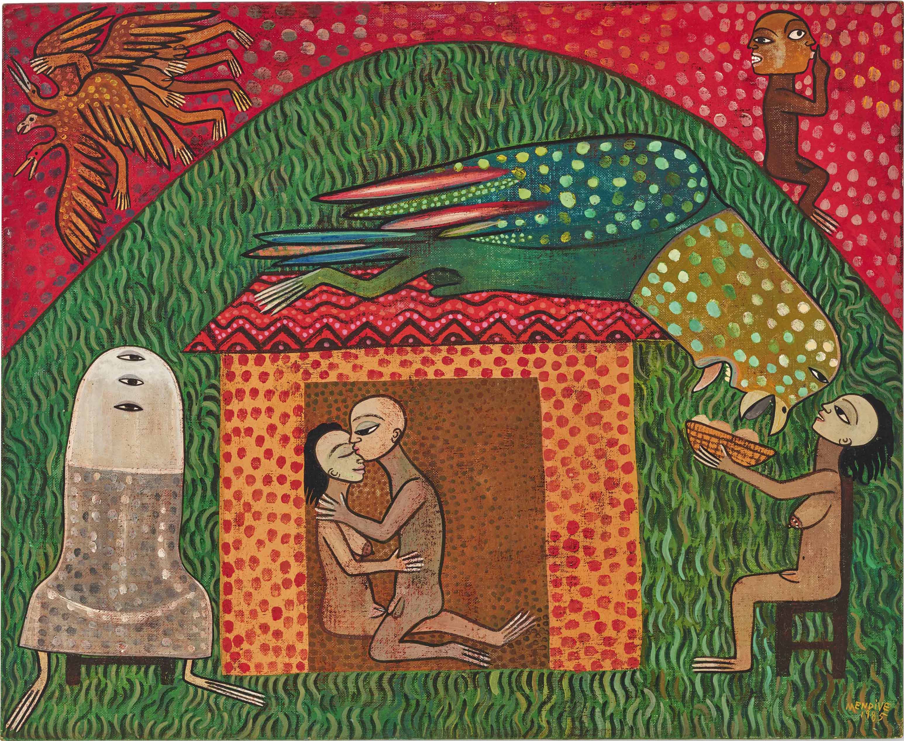 Manuel Mendive (b. 1944), Untitled | Christie’s