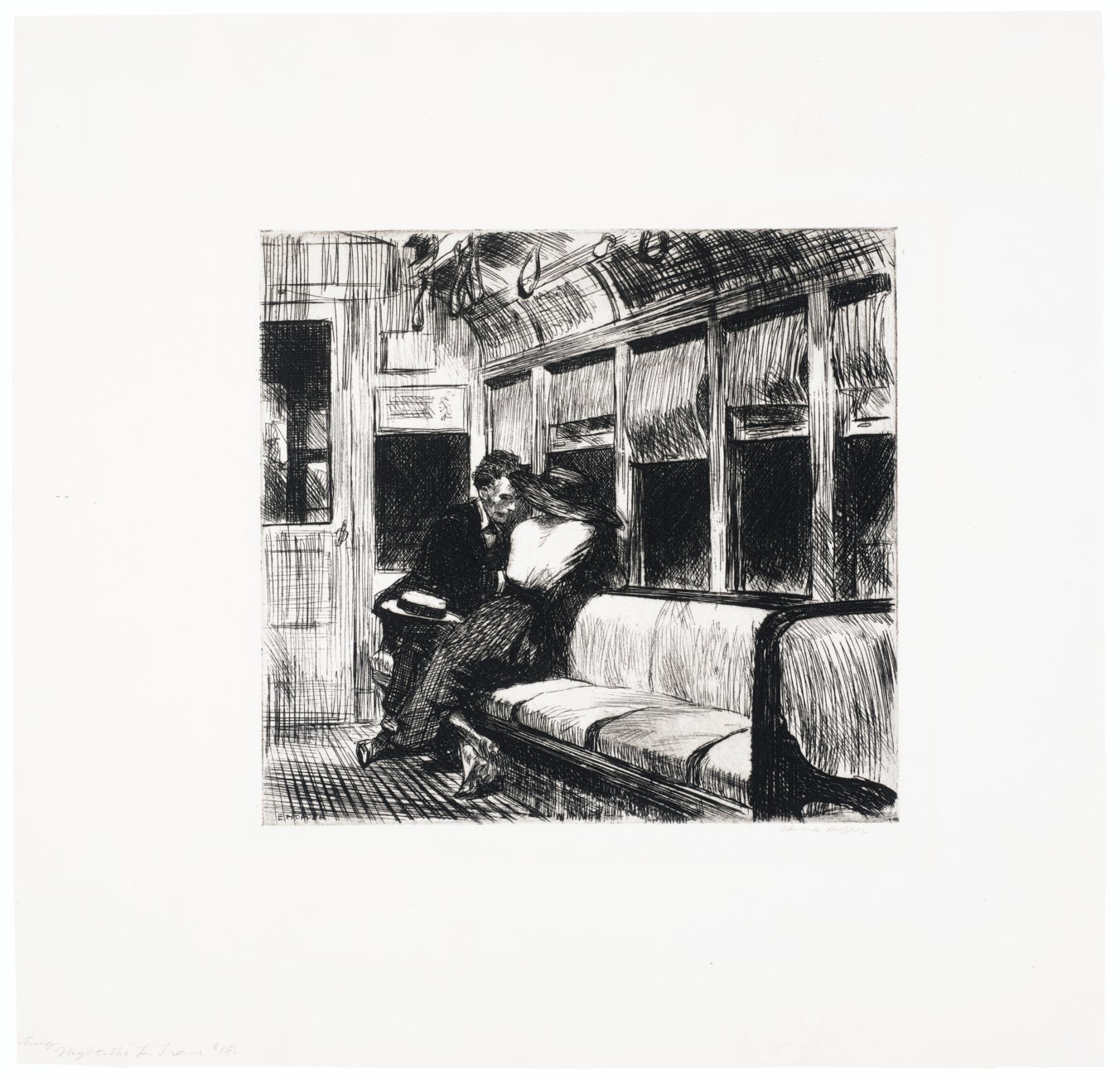 EDWARD HOPPER (1882-1967), Night on the El Train | Christie's
