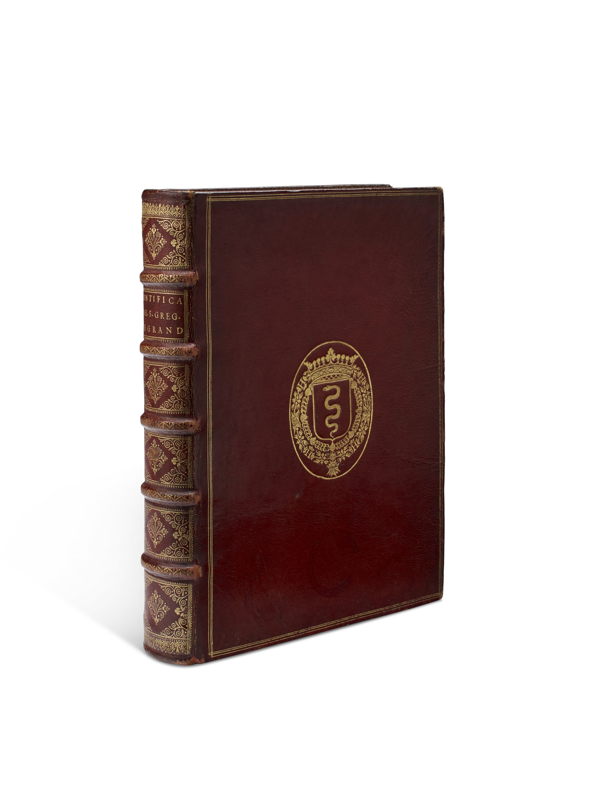 Maimbourg's 1686 History of Pope Gregory the Great, Colbert family copy ...