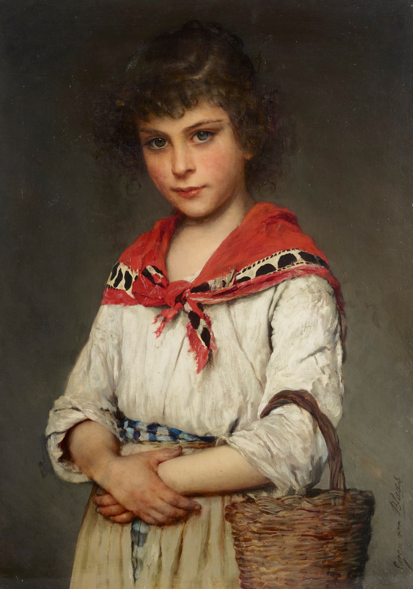 Eugen von Blaas (Austrian, 1843-1931), A Neapolitan Girl | Christie's