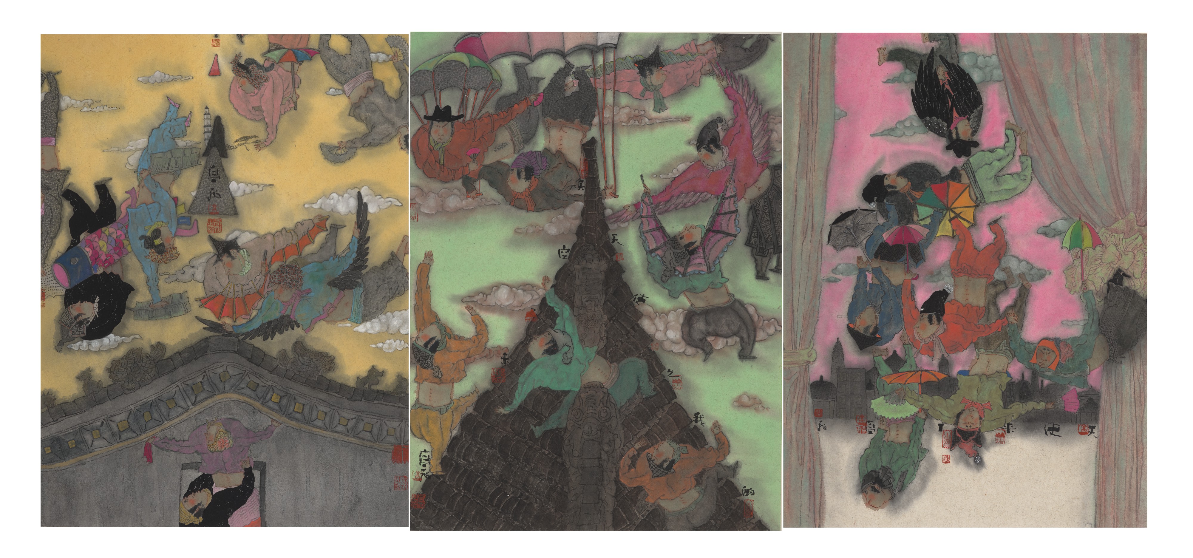 GAO FEI (B. 1979), Angel Series (Three Works) | Christie’s