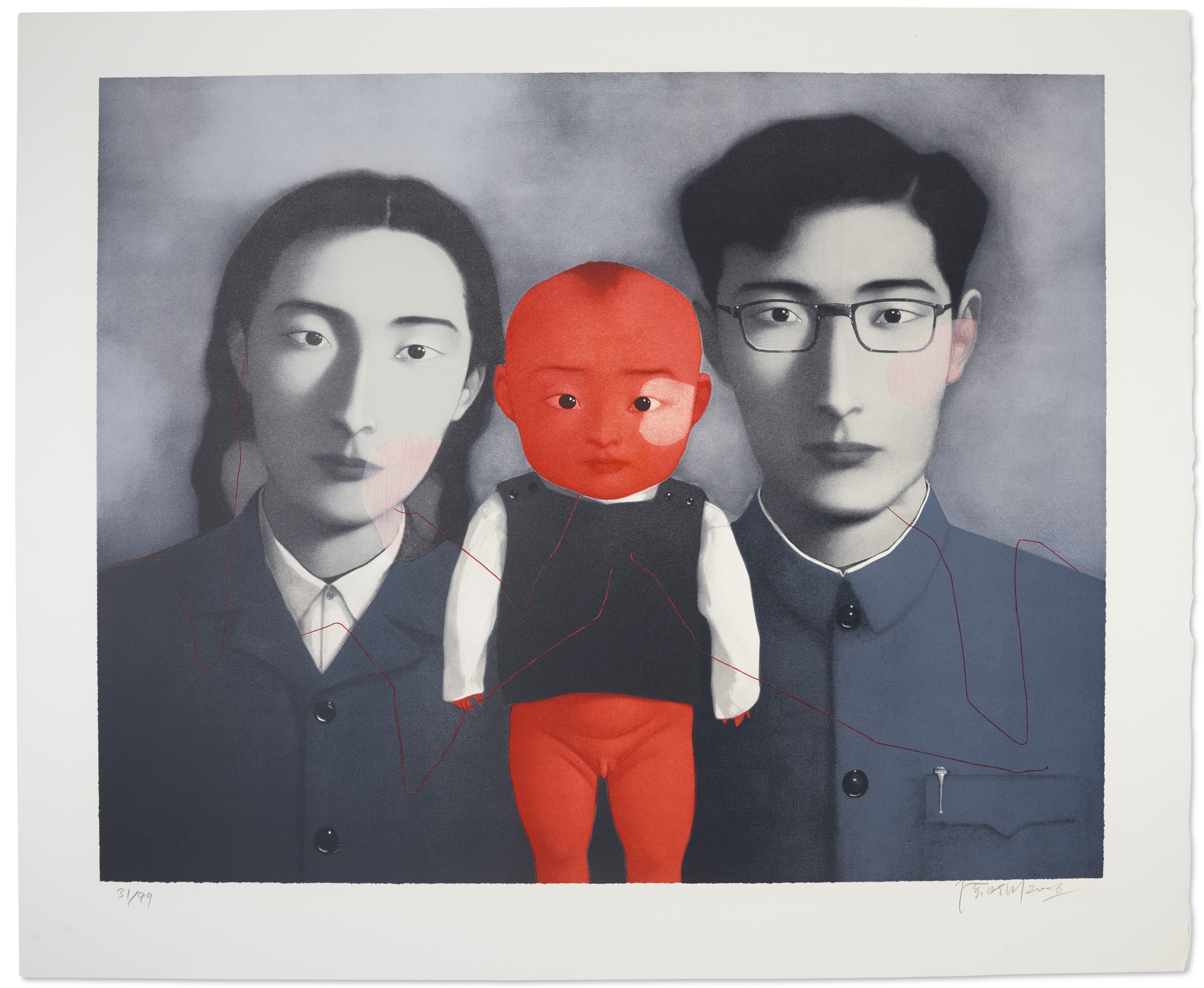 ZHANG XIAOGANG (B. 1958), Bloodline-Big Family Series | Christie’s