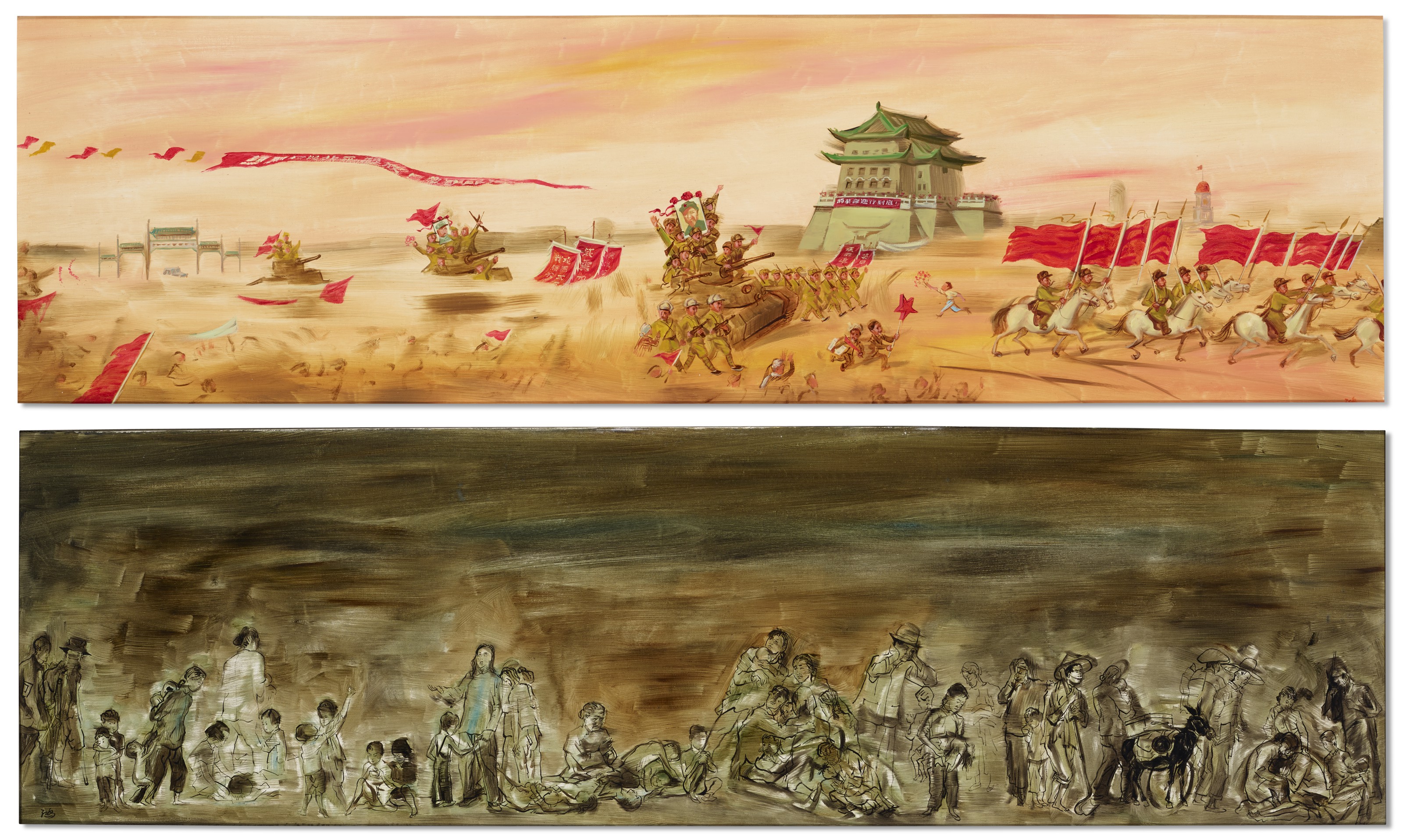 LIU DAHONG (B. 1962), Two Classes Two Paths | Christie’s