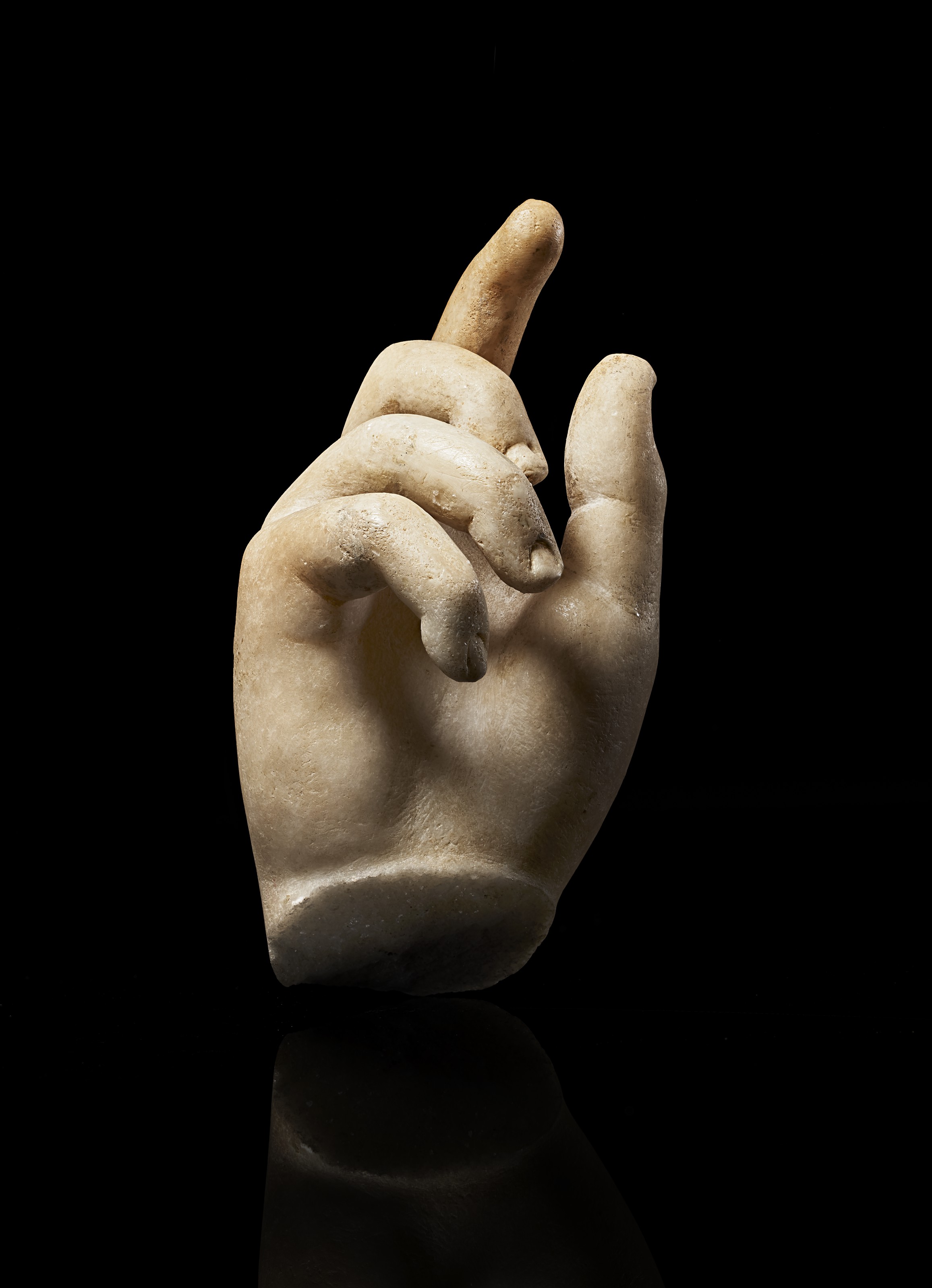 A ROMAN MARBLE RIGHT HAND