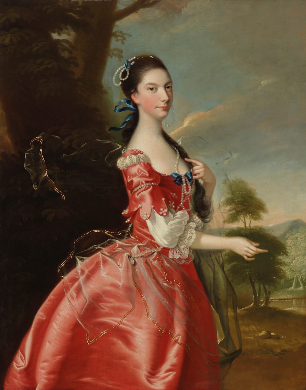 JOSEPH WRIGHT OF DERBY, A.R.A. (DERBY 1734-1797), Portrait of Miss Ann ...