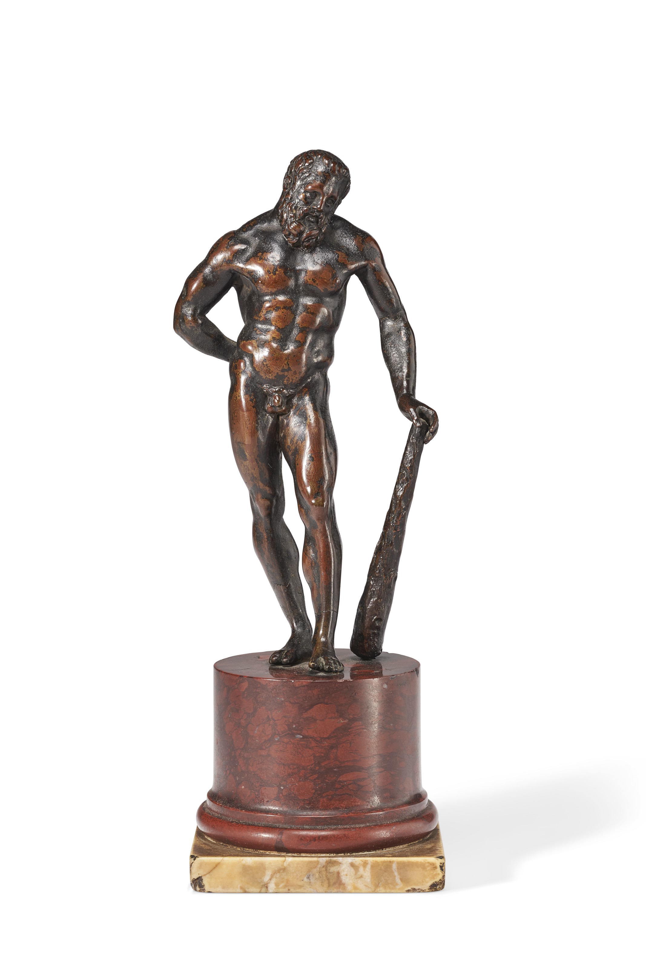 A BRONZE MODEL OF HERCULES POMARIUS, ITALIAN, LATE 16TH CENTURY ...