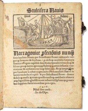 Stultifera navis, Johann Bergmann de Olpe, 1 March 1498 | Christie's