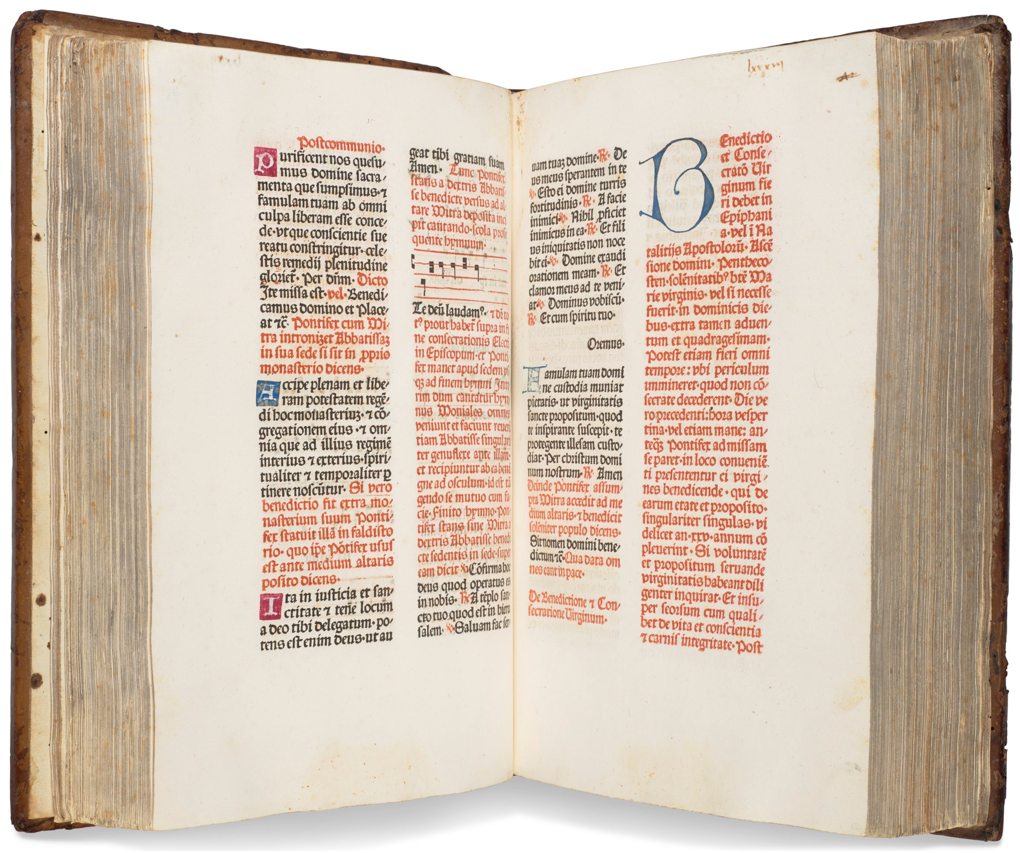 Pontificale Romanum, Stephan Plannck, 1485 | Christie's
