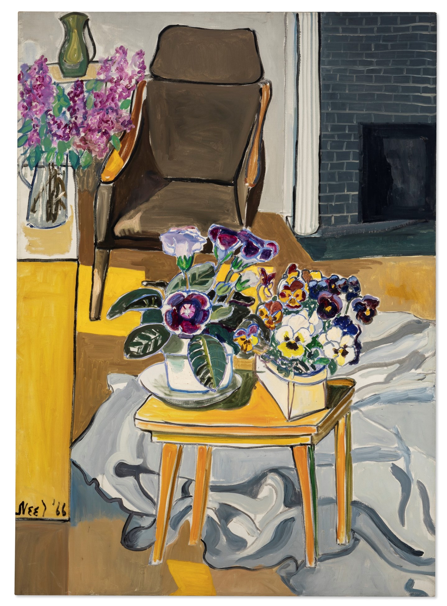 Alice Neel (1900-1984), Dr. Finger’s Waiting Room | Christie's