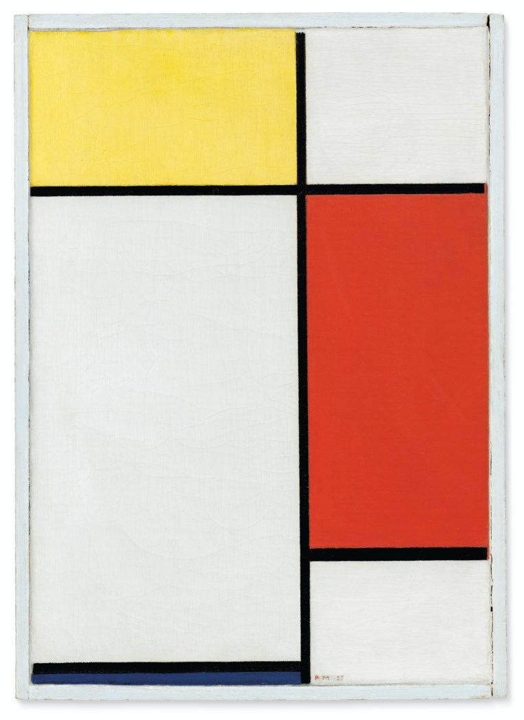 Piet Mondrian (1872-1944), Composition: No. II, With Yellow, Red and ...