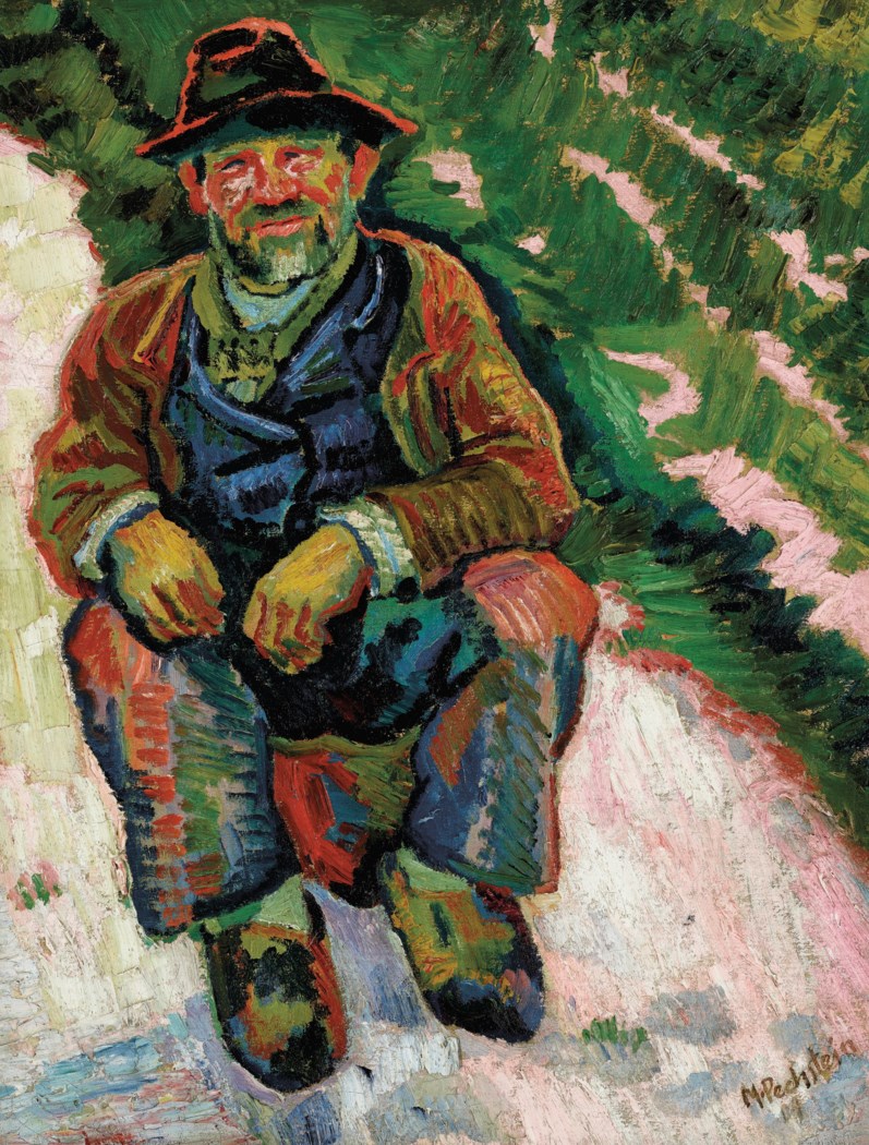 Hermann Max Pechstein (1881-1955), Sitzender Mann | Christie's