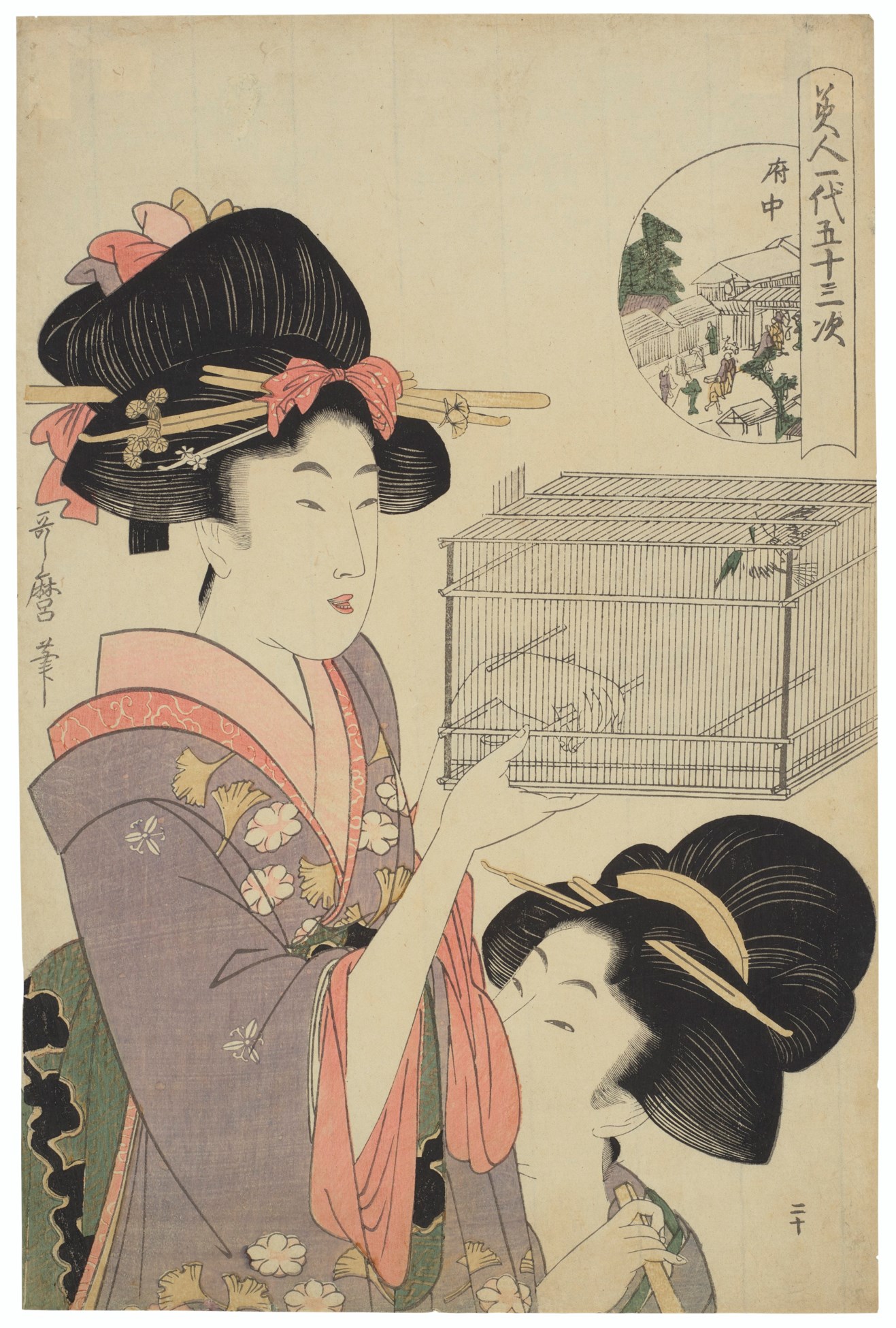 KITAGAWA UTAMARO (1754-1806), Fuchu | Christie's