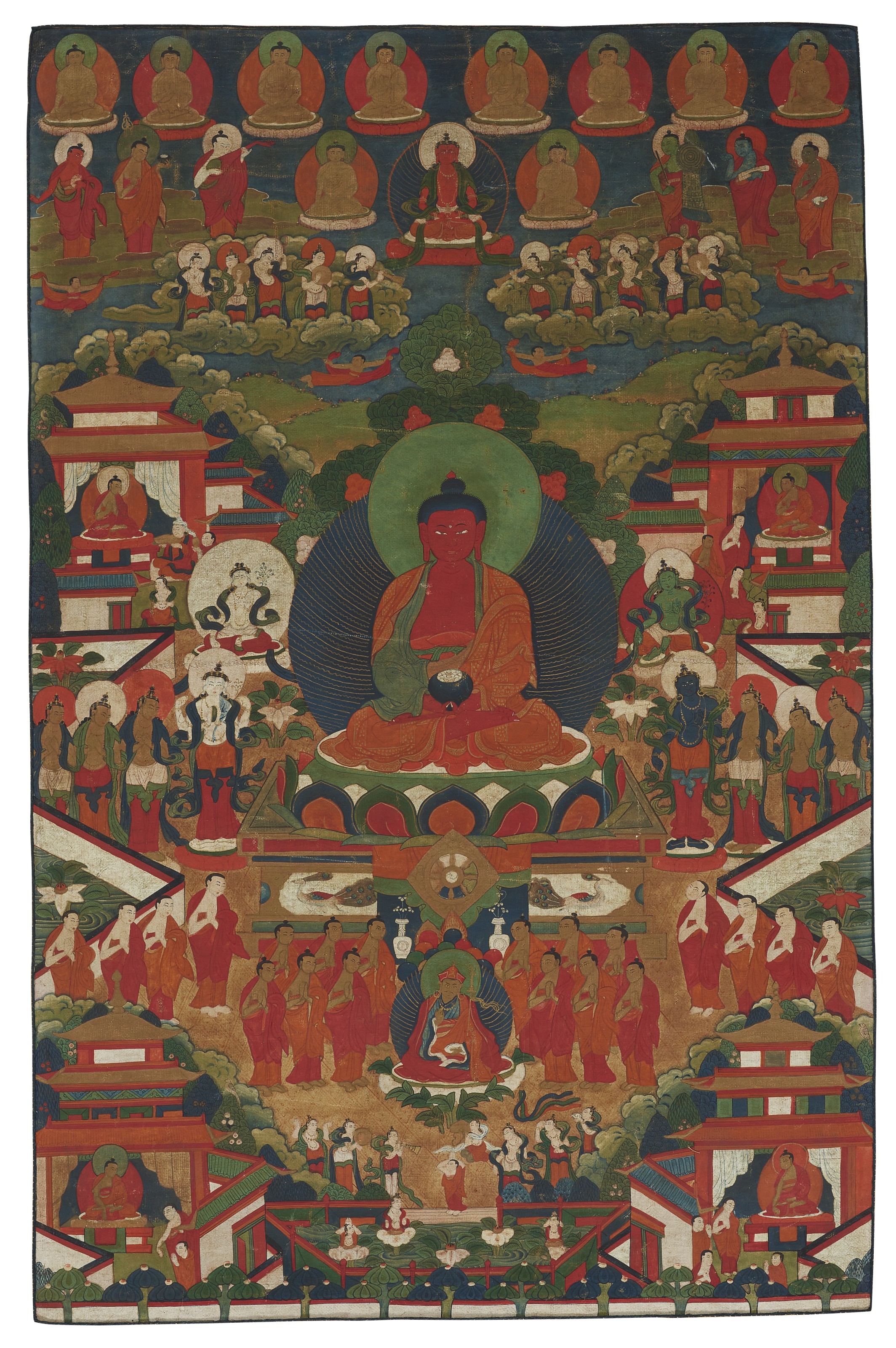 A PAINTING OF AMITABHA, TIBET, 18TH-19TH CENTURY | Christie’s