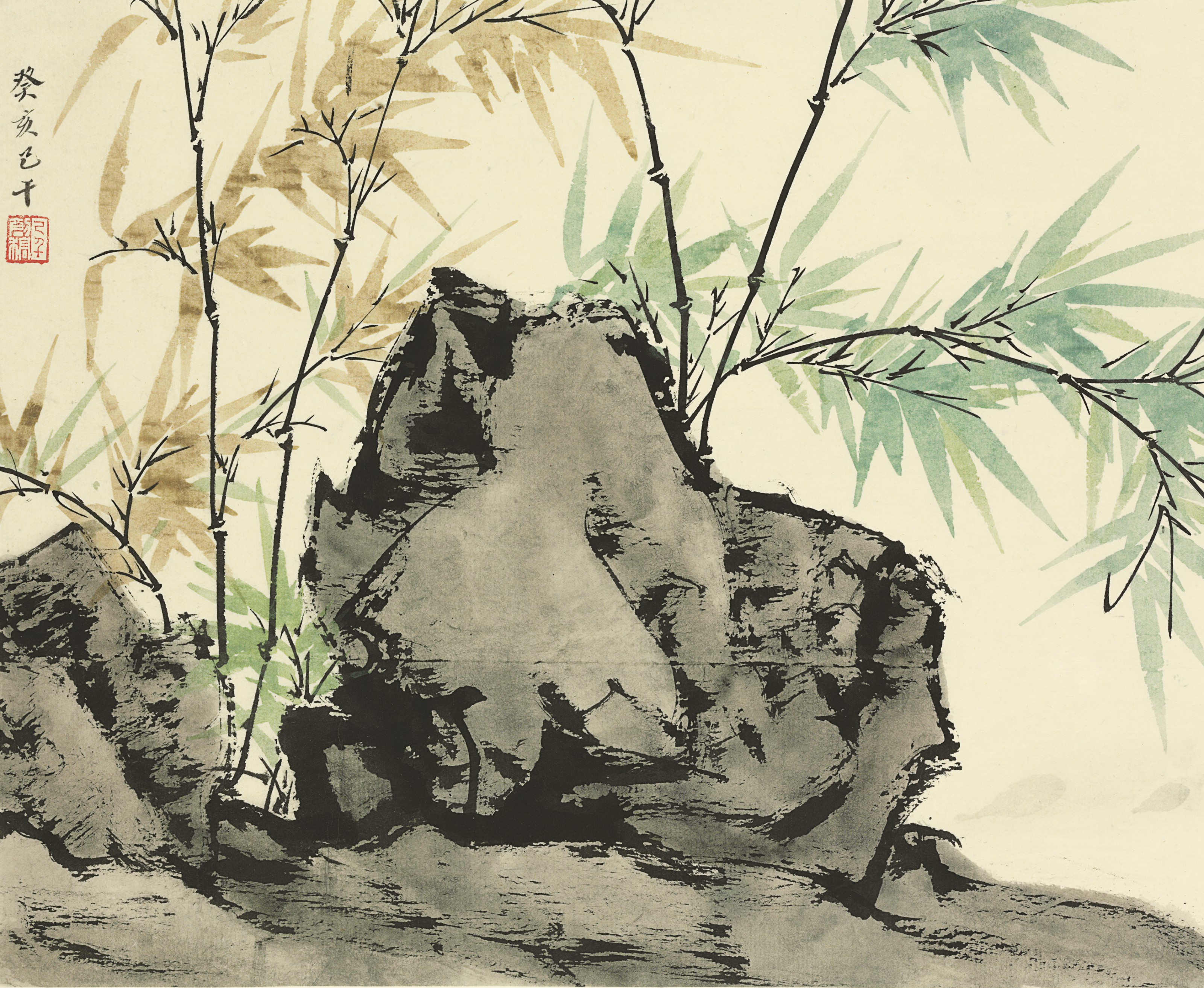 C. C. WANG (WANG JIQIAN, 1907-2003), Bamboo and Rock | Christie’s
