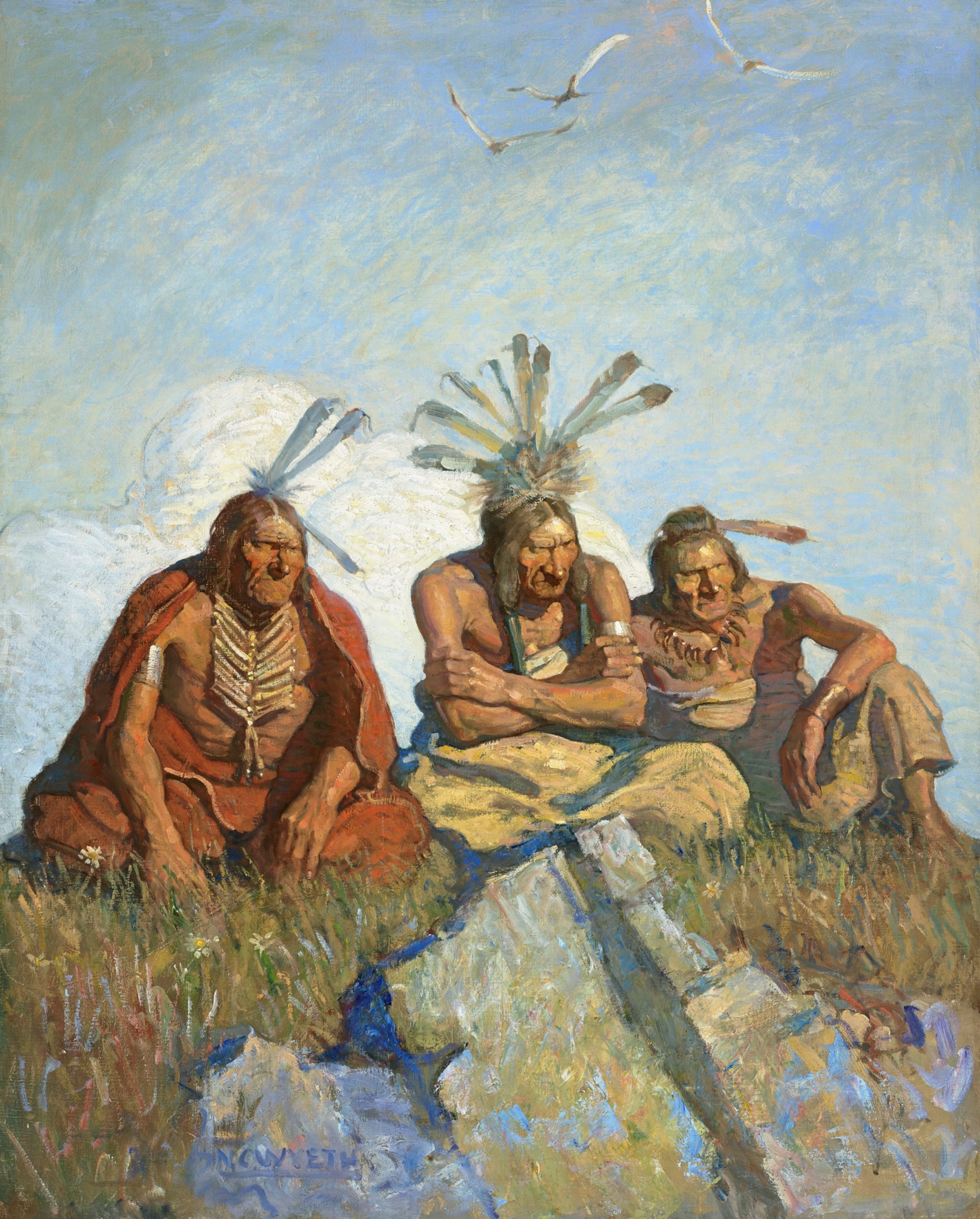 NEWELL CONVERS WYETH (1882-1945), "Nothing would escape their black ...