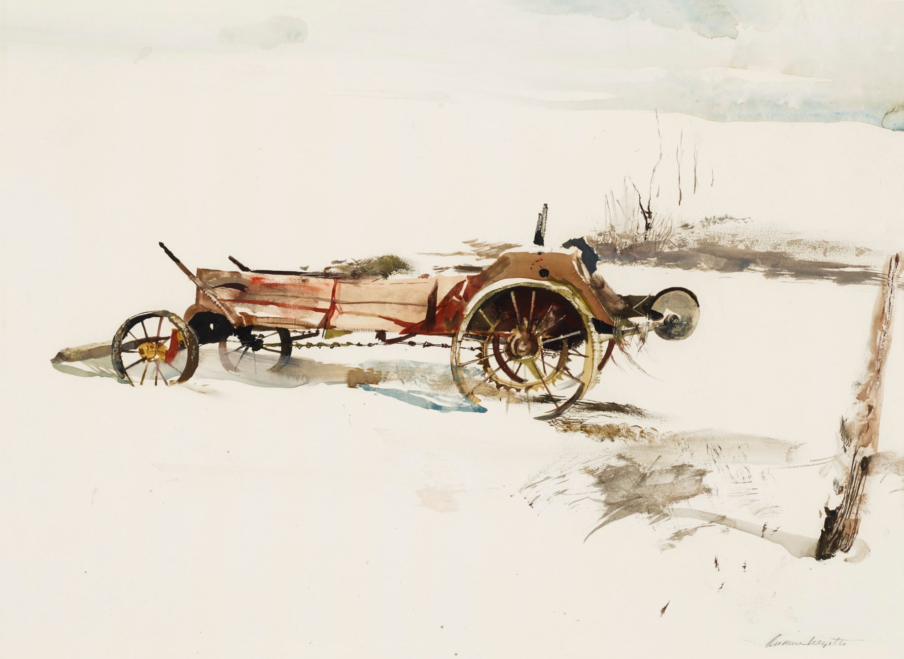 ANDREW WYETH (1917-2009), Farm Machine | Christie's