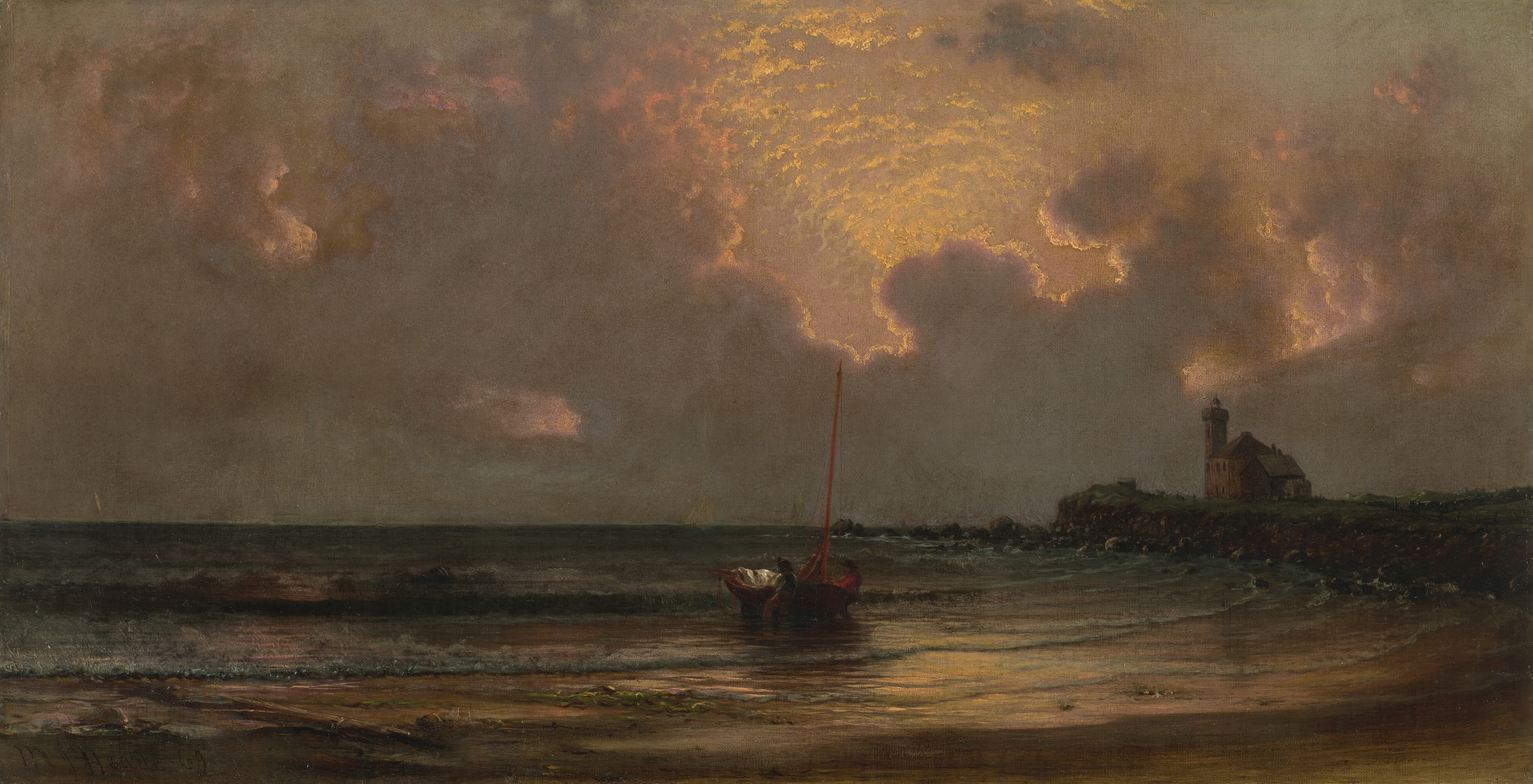 THOMAS MORAN (1837-1926), Near East Hampton, Long Island | Christie's