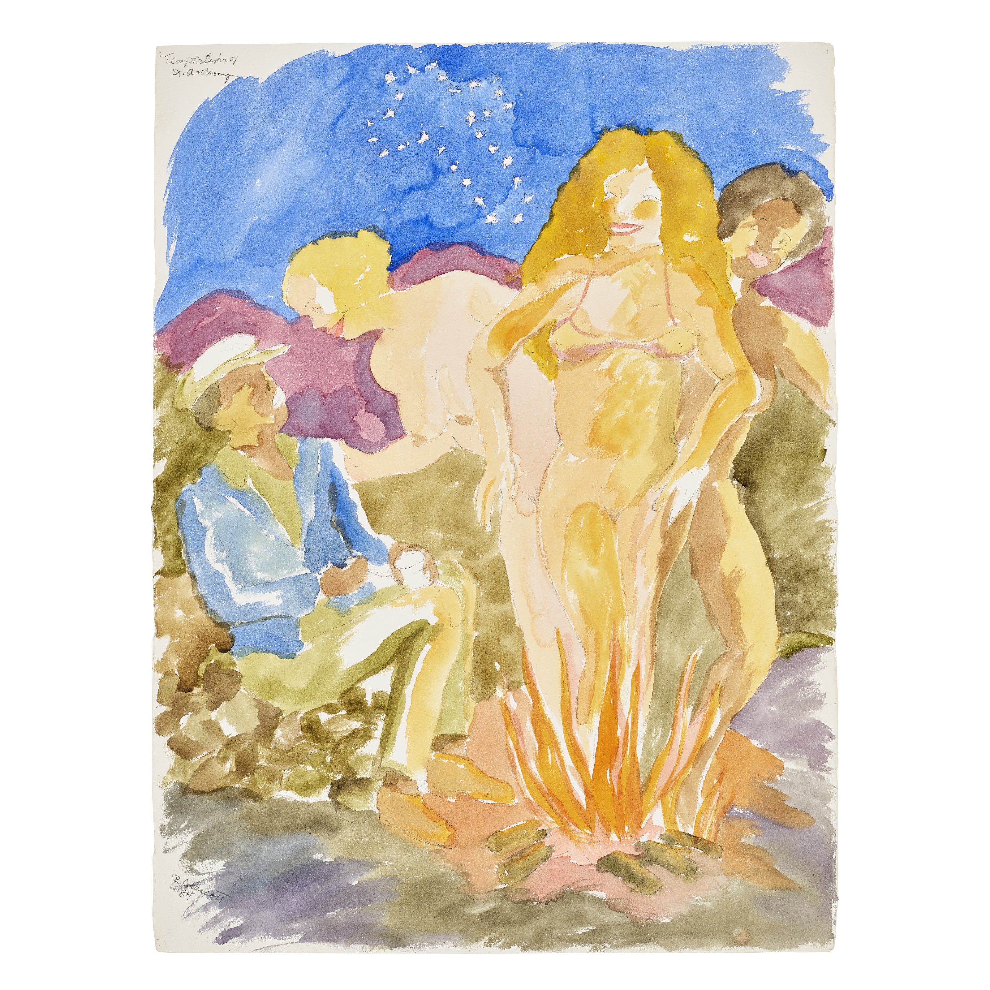 Robert Colescott (1925-2009), Temptation of St. Anthony II | Christie’s
