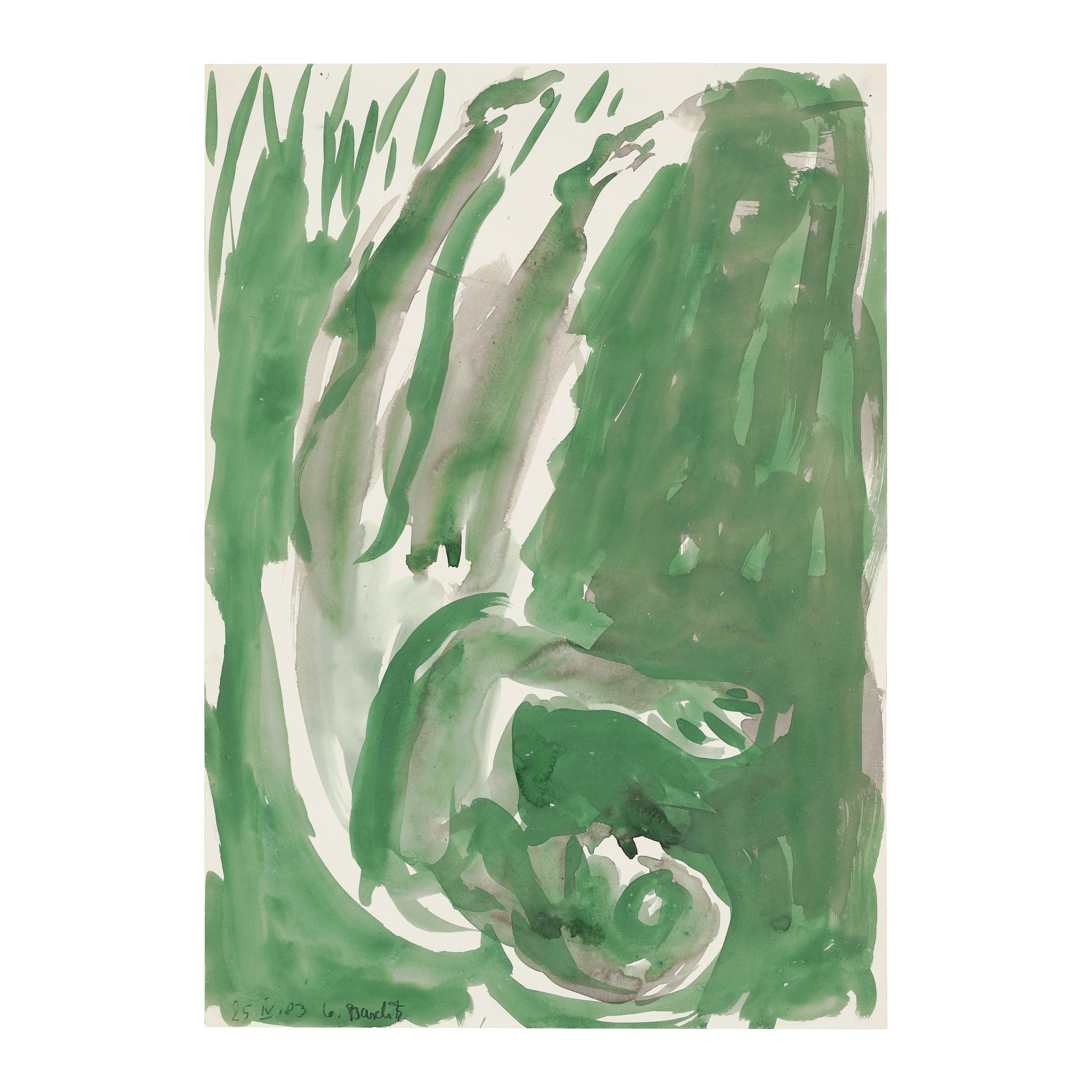 Georg Baselitz (b. 1938), Untitled (The Abyssinian) | Christie’s