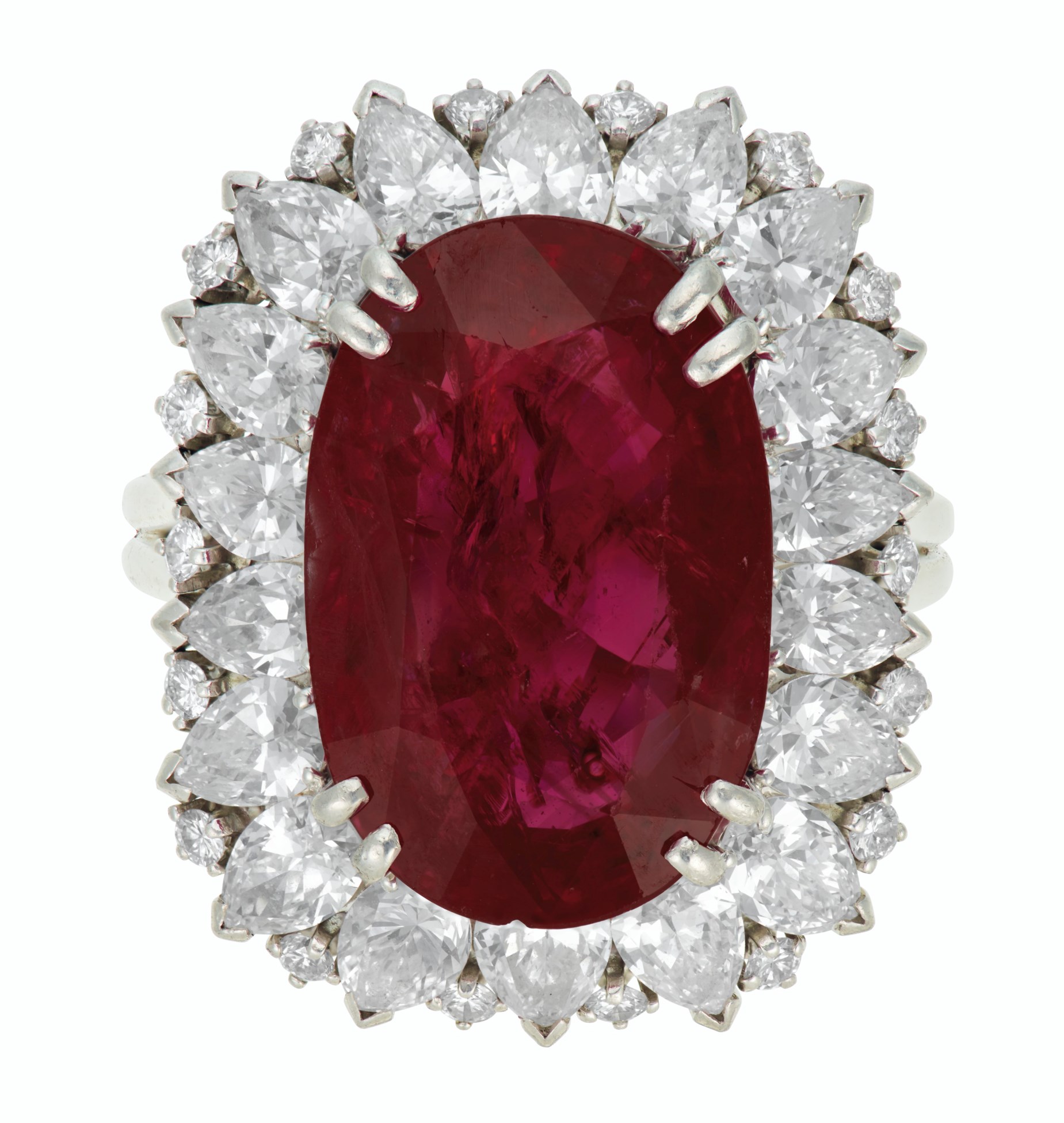 HARRY WINSTON RUBY AND DIAMOND RING | Christie's