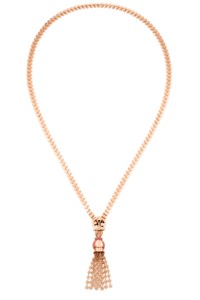 VAN CLEEF & ARPELS PINK SAPPHIRE AND DIAMOND 'ZIP' NECKLACE | Christie's